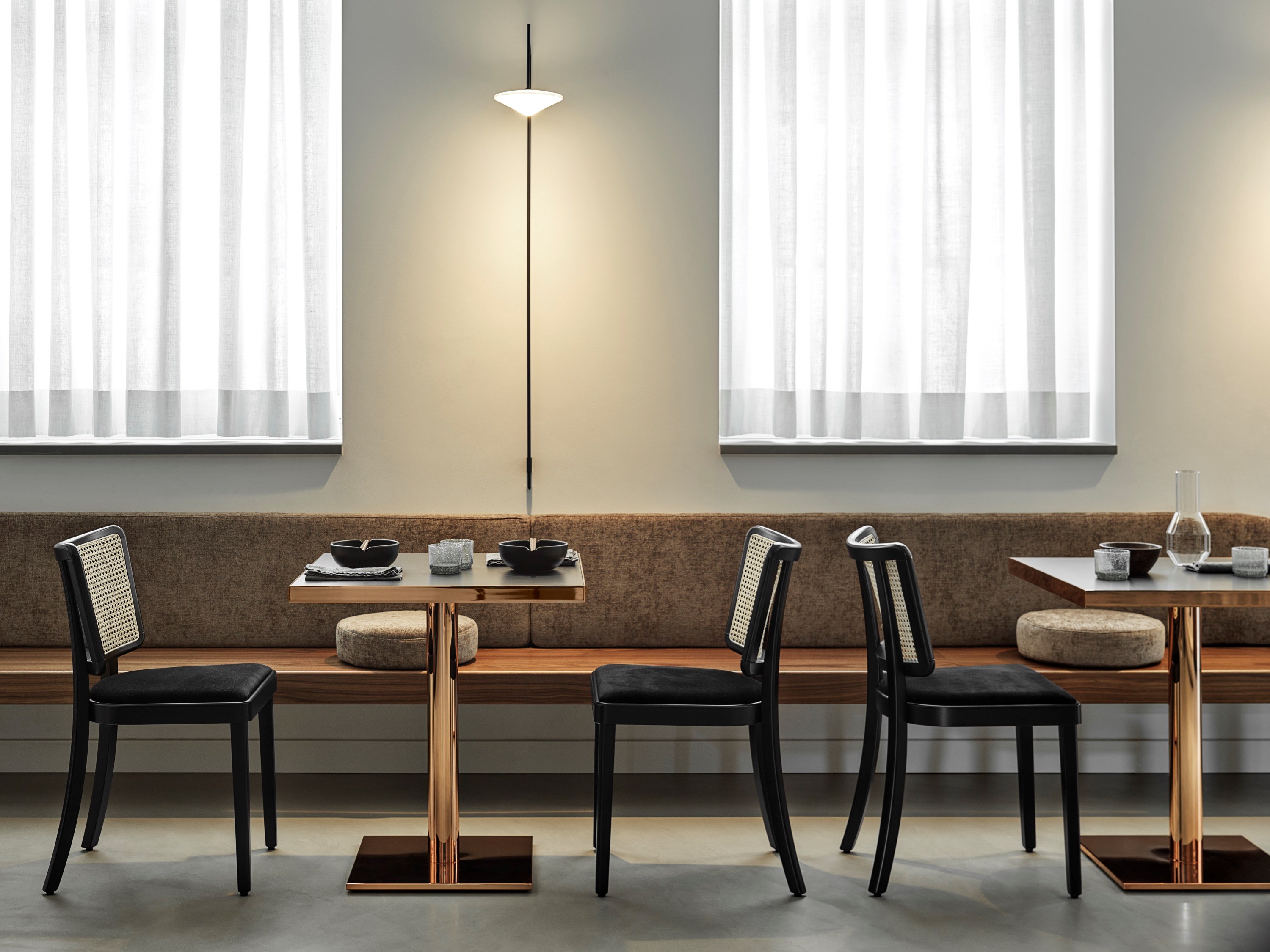 Vienna straw and bent wood chair SÖLDEN By Wiener GTV Design