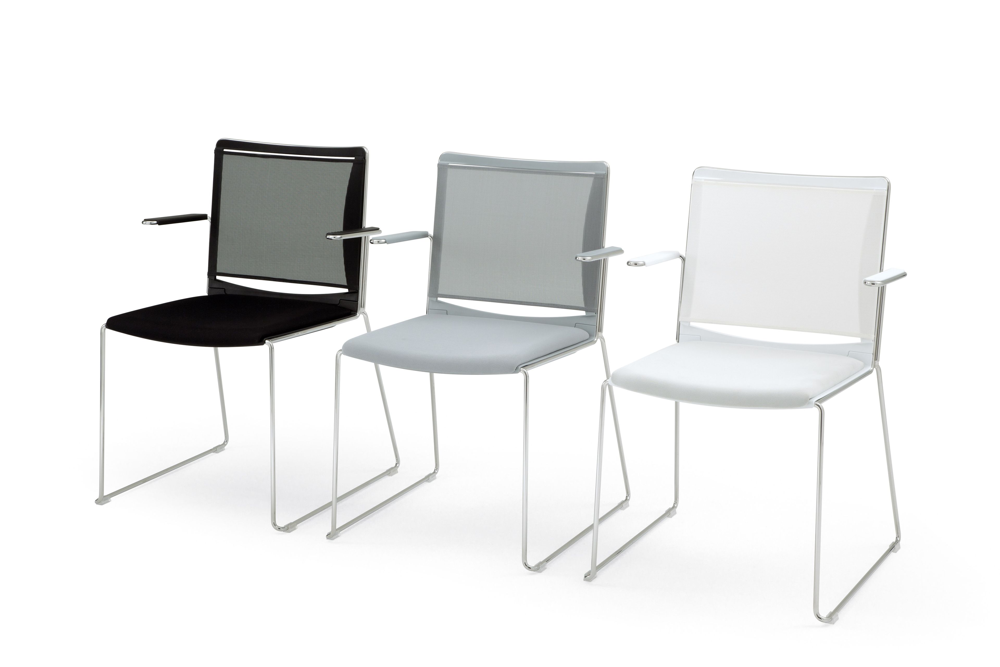S’MESH PLASTIC | Sled base chair Chair By Diemmebi | design Basaglia ...