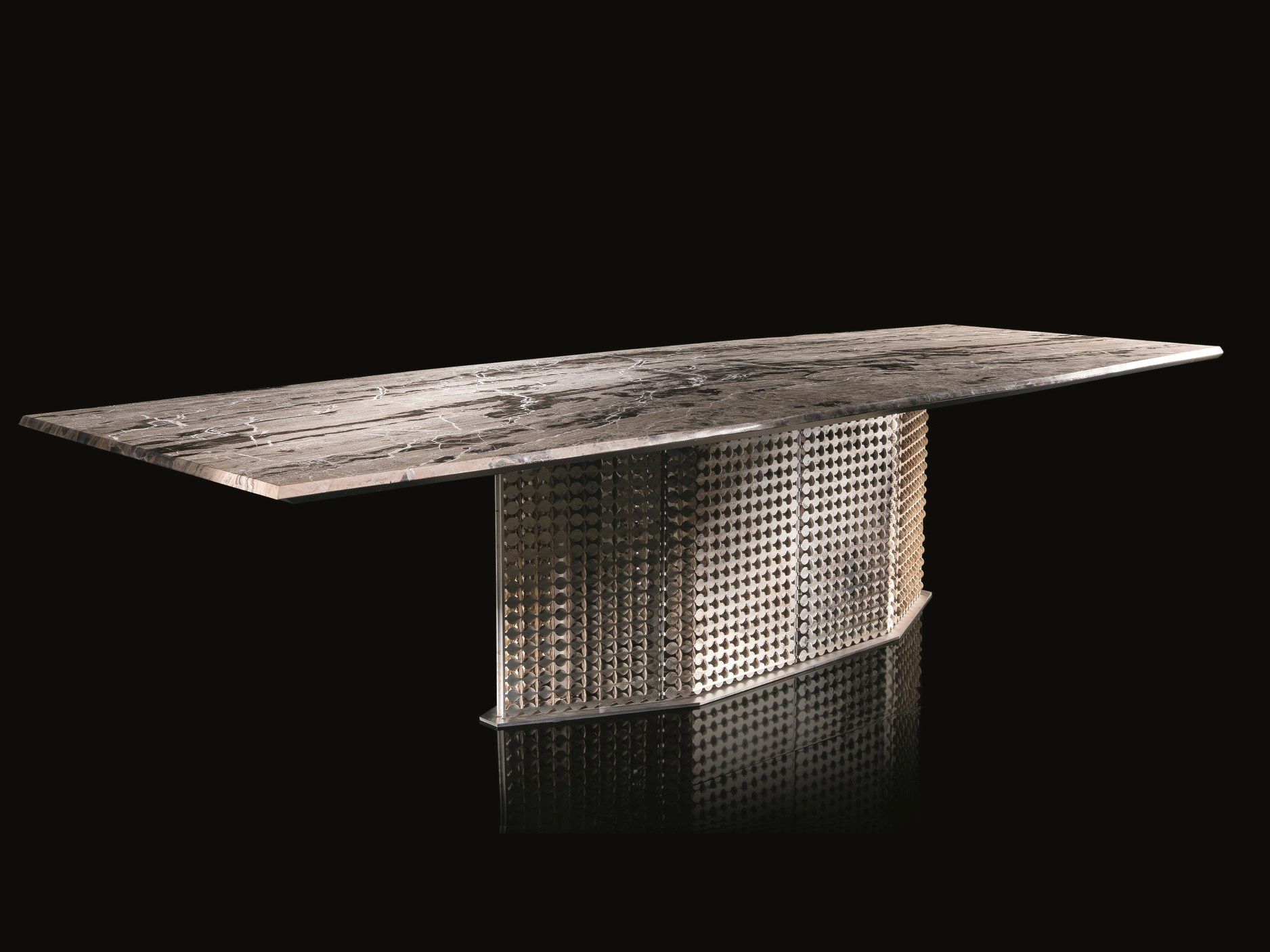 S-PENNY Rectangular steel table By Henge | design Massimo Castagna