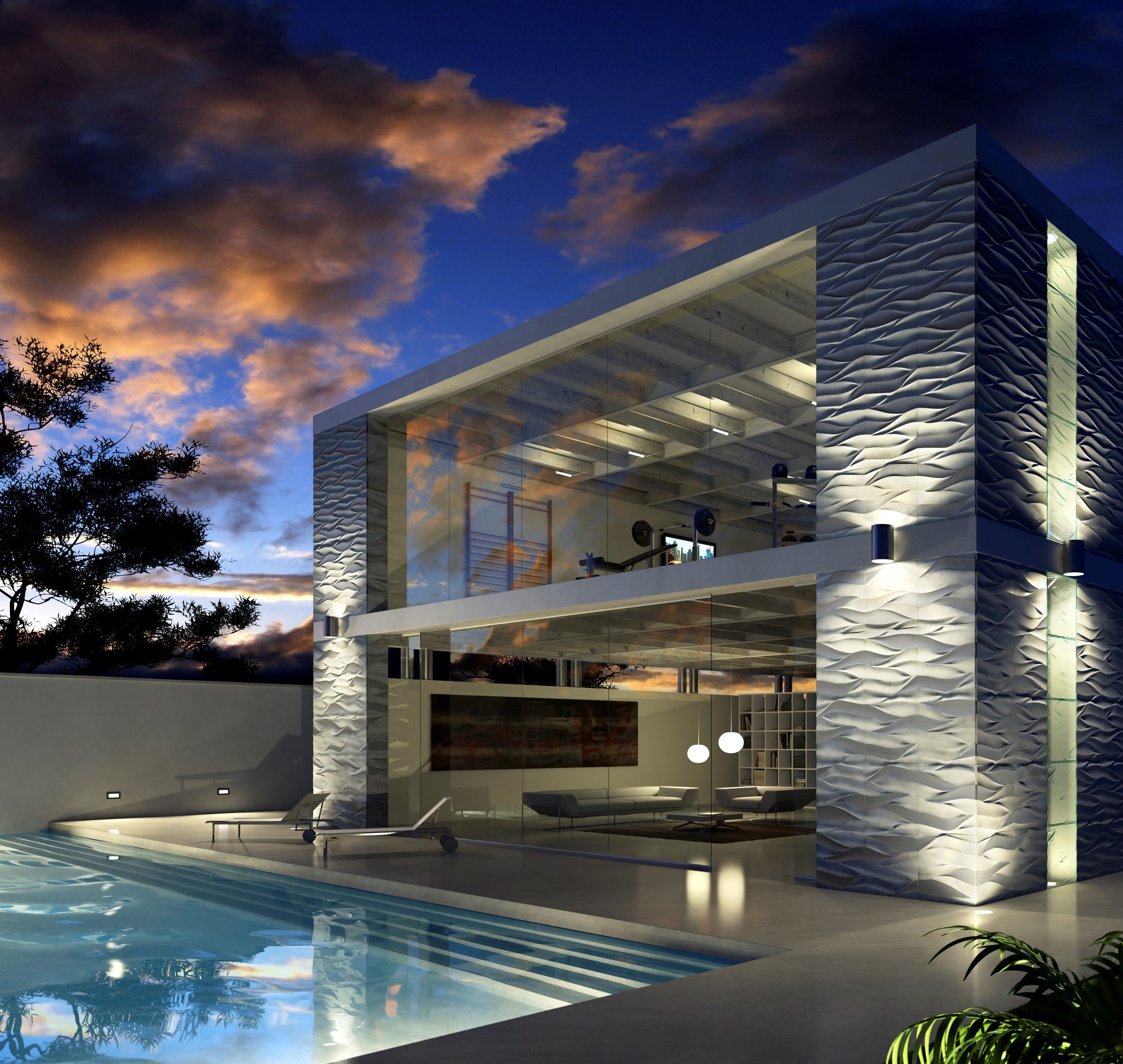 Natural stone 3D Wall Cladding SAHARA By Orvi