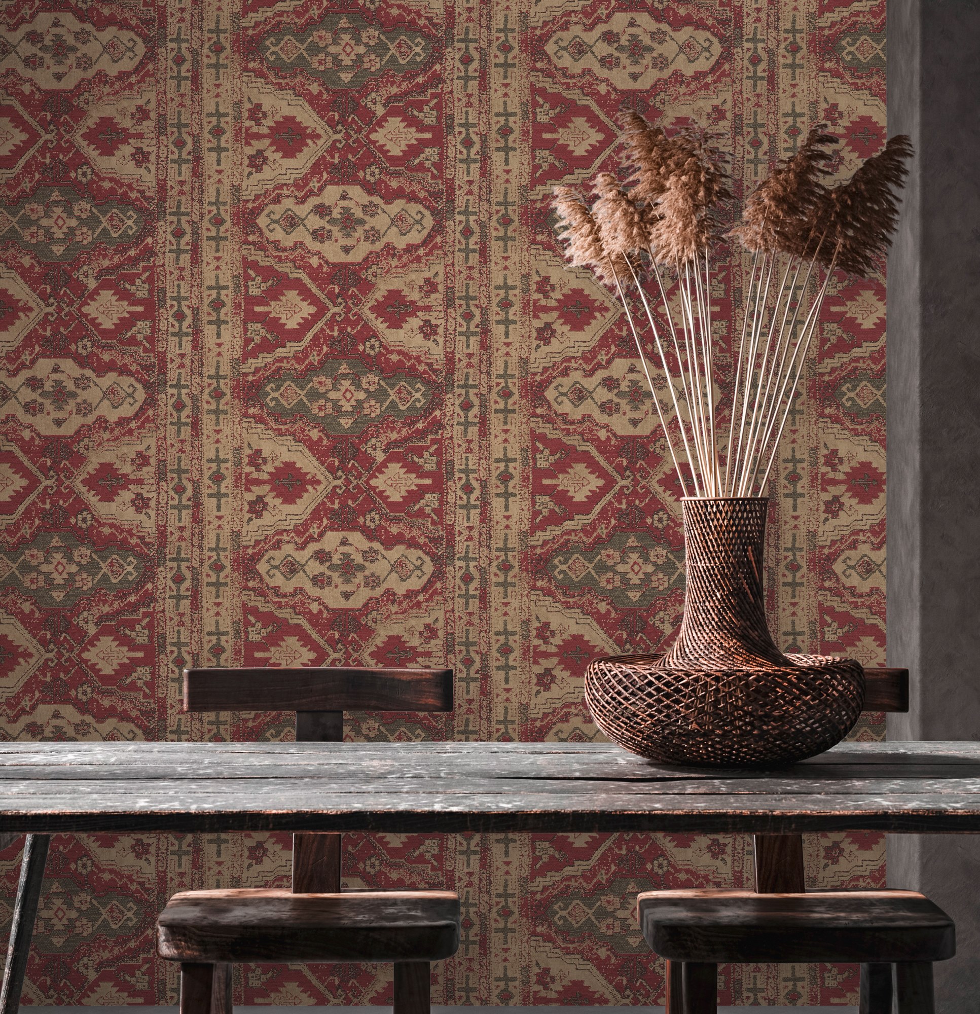 METROPOLITAN STORIES II Damask vinyl wallpaper By Architects Paper