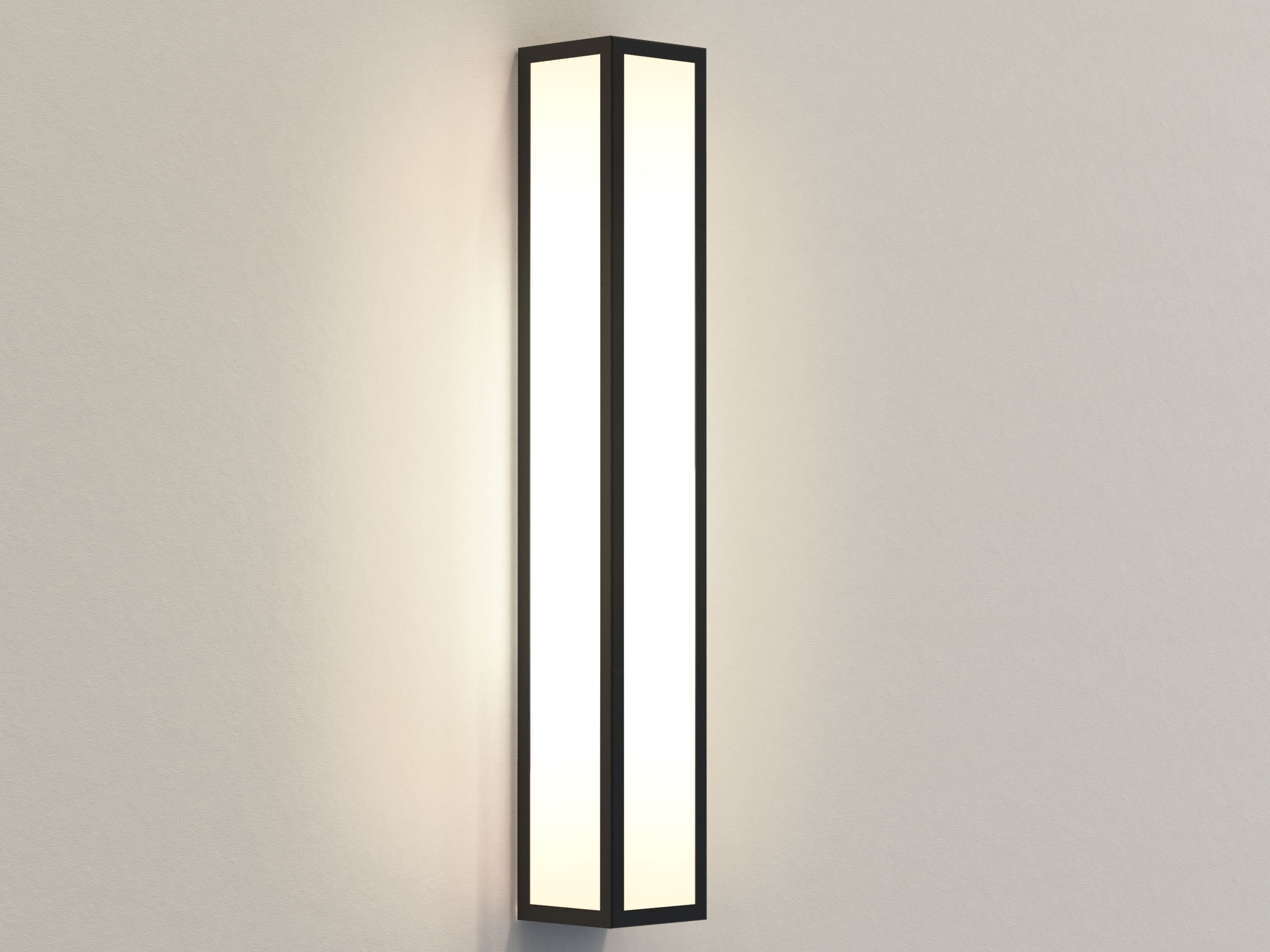 SALERNO Glass and steel outdoor wall lamp By Astro Lighting