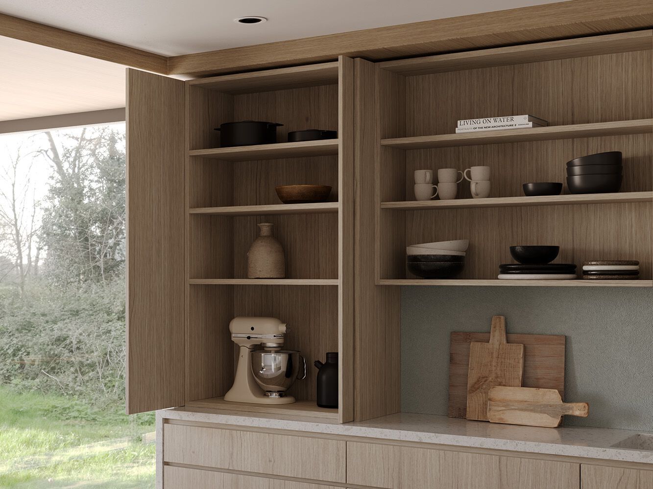 EXEDRA GRAVITY Pocket door system By SALICE