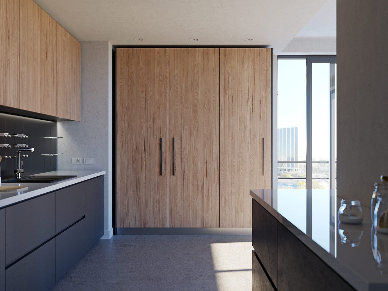 EXEDRA GRAVITY Pocket door system By SALICE