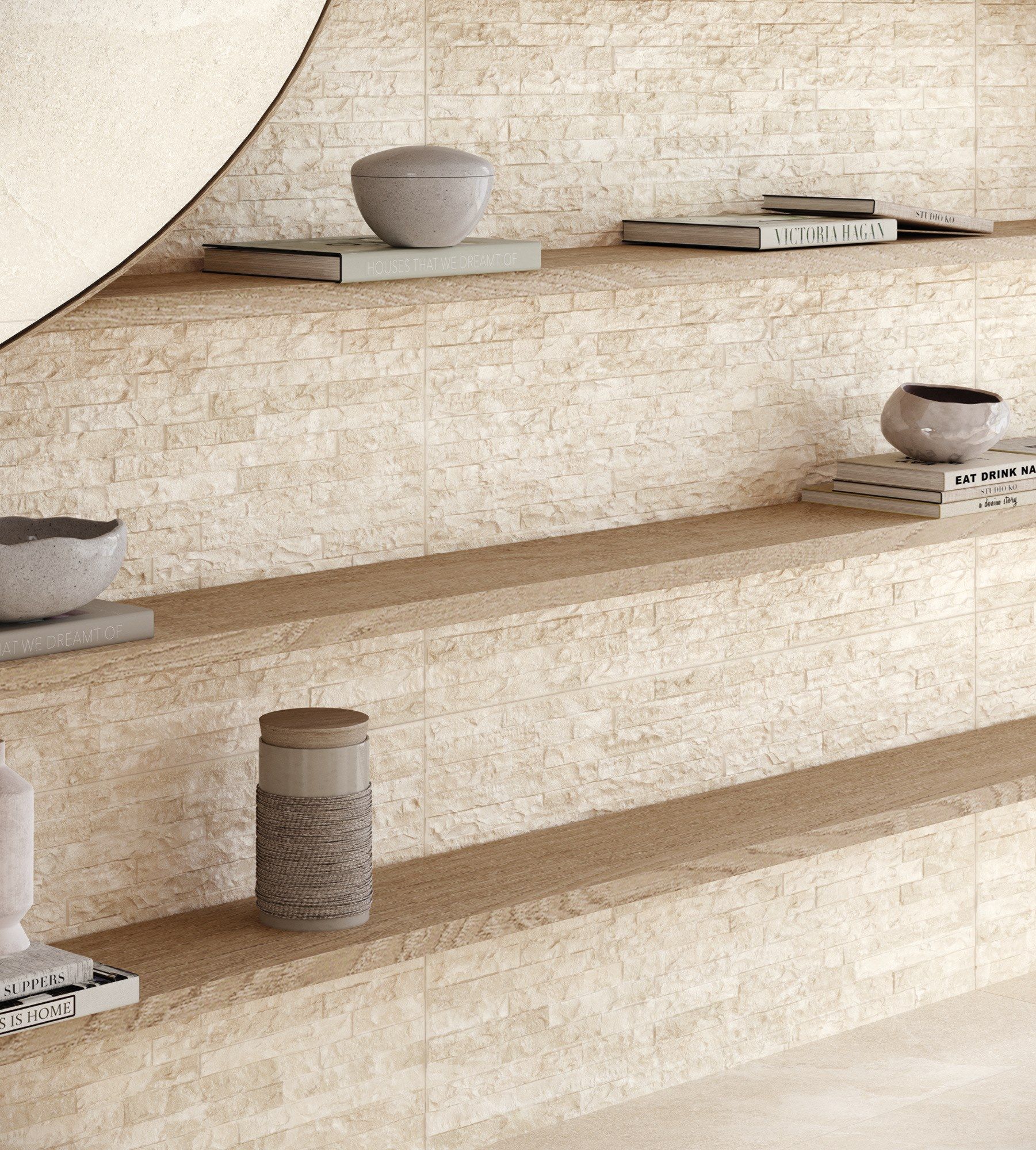 SALT STONE SAND DUST Wall/floor tiles By Provenza