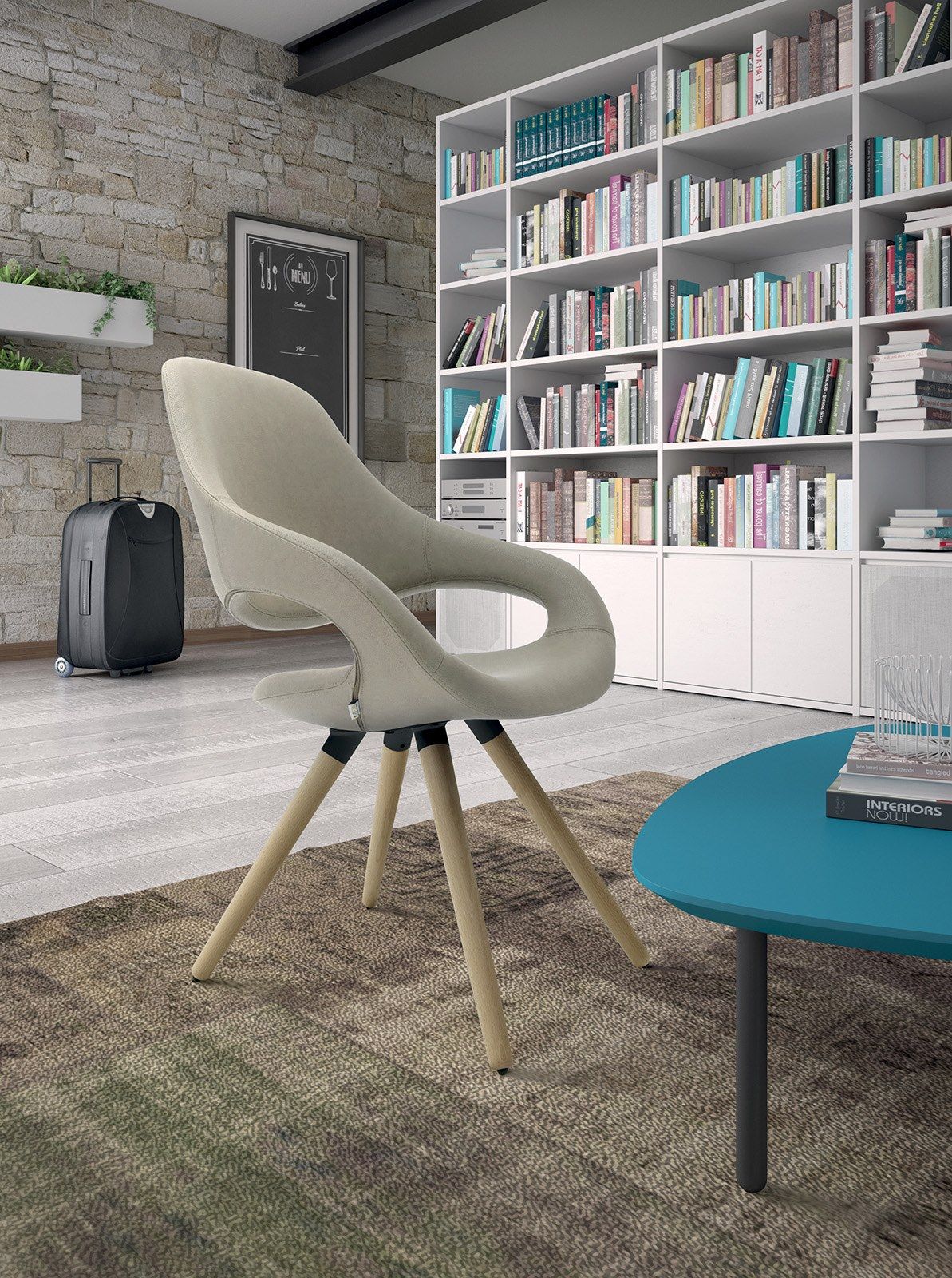 SAMBA PLUS | Easy chair with armrests Samba Collection By Leyform ...