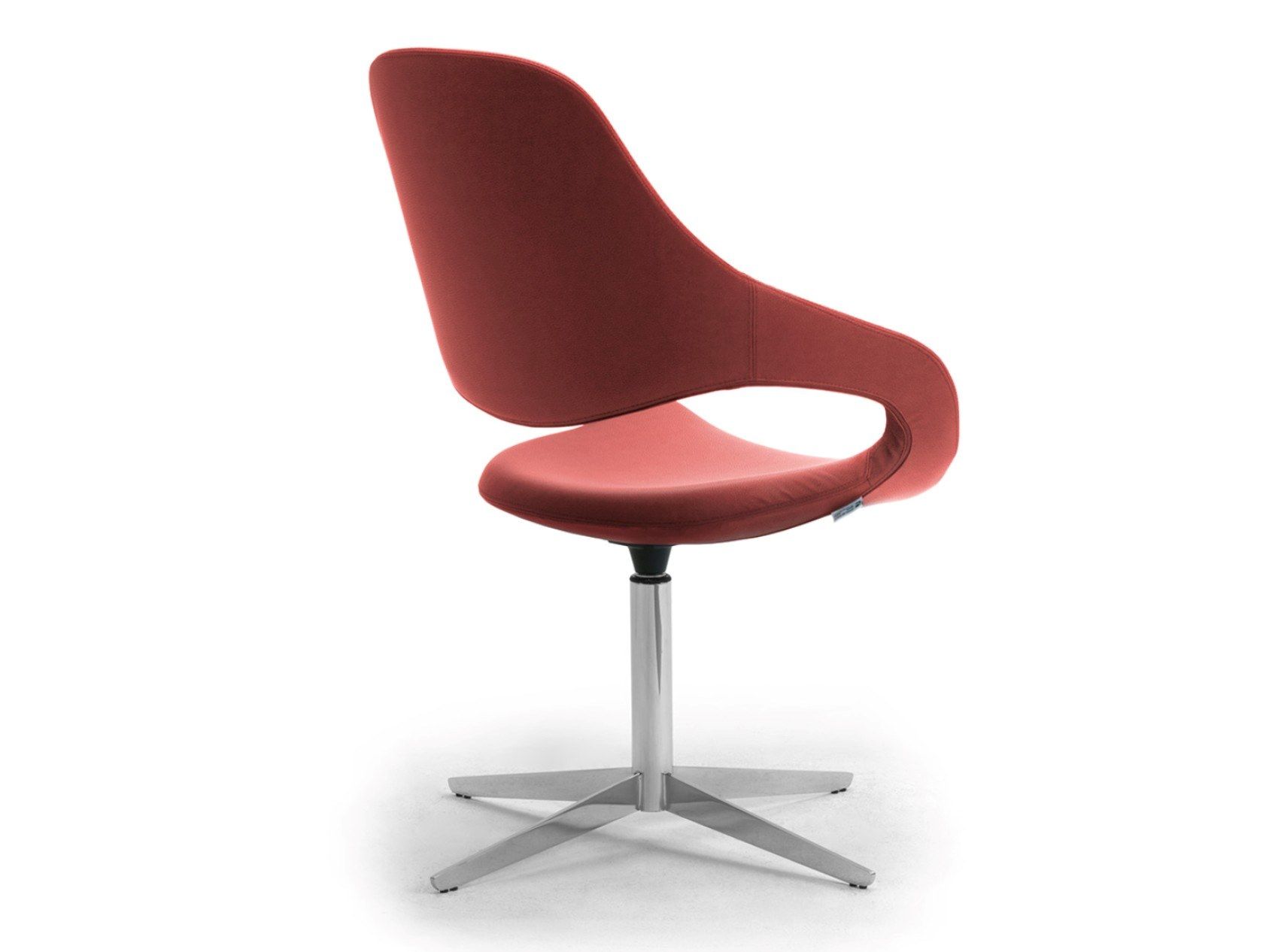 SAMBA PLUS | Eco-leather easy chair With 4-spoke base Eco-leather easy ...