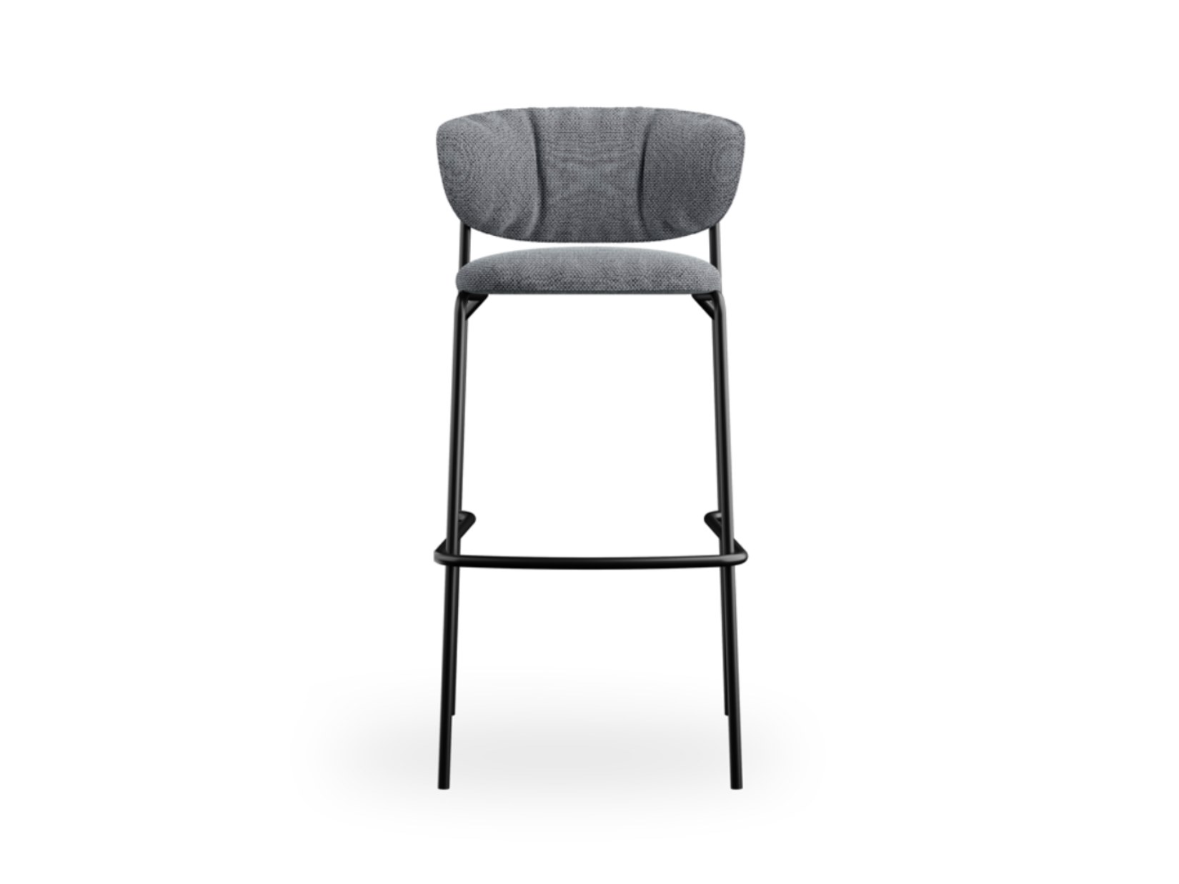 SAMURAI High fabric stool with back By ROSSIN | design Archirivolto ...