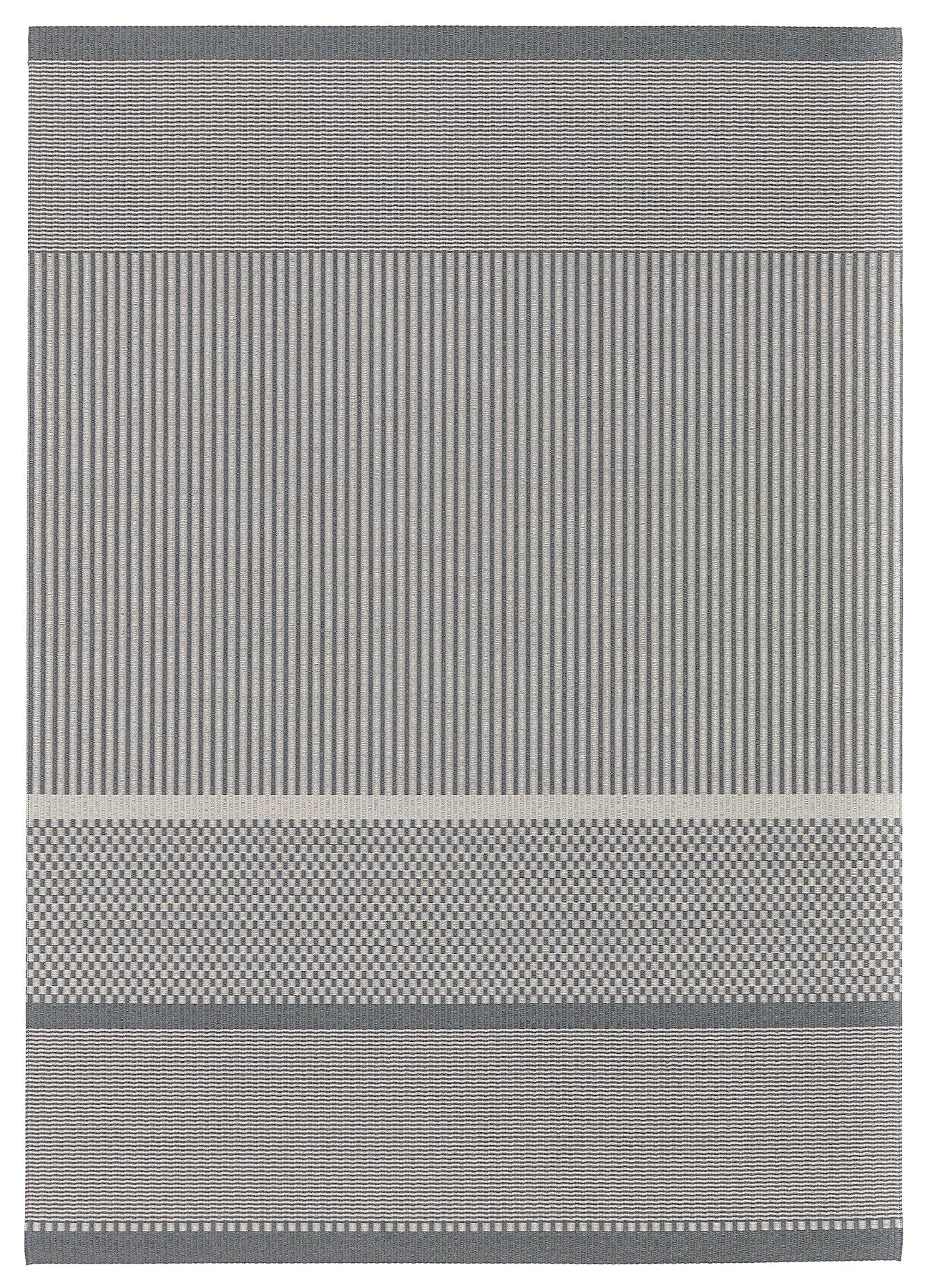 Striped paper yarn rug SAN FRANCISCO By Woodnotes design Ritva Puotila