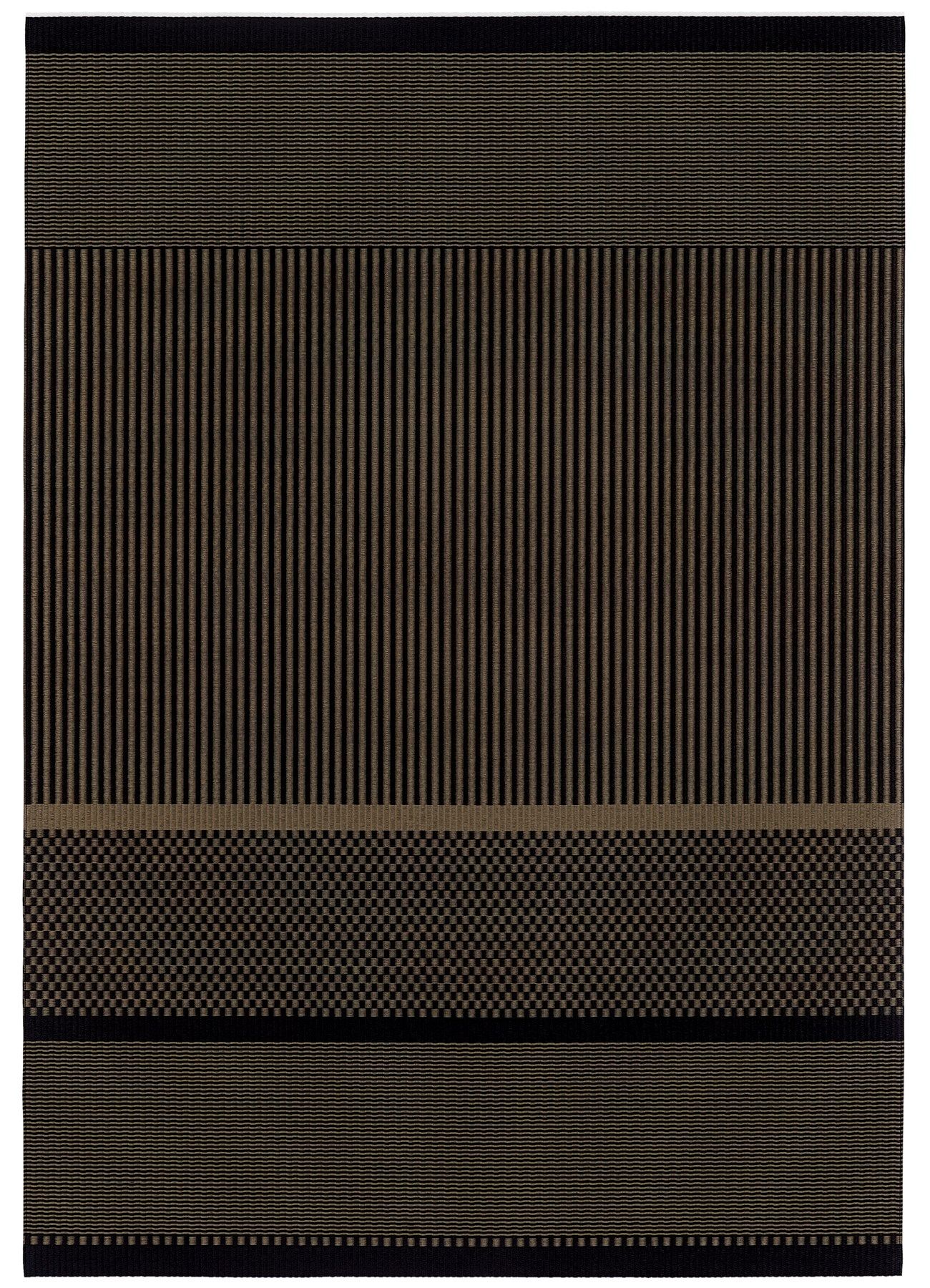 Striped paper yarn rug SAN FRANCISCO By Woodnotes design Ritva Puotila