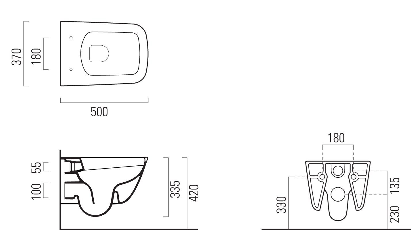 SAND 50/F | Wc By GSI ceramica
