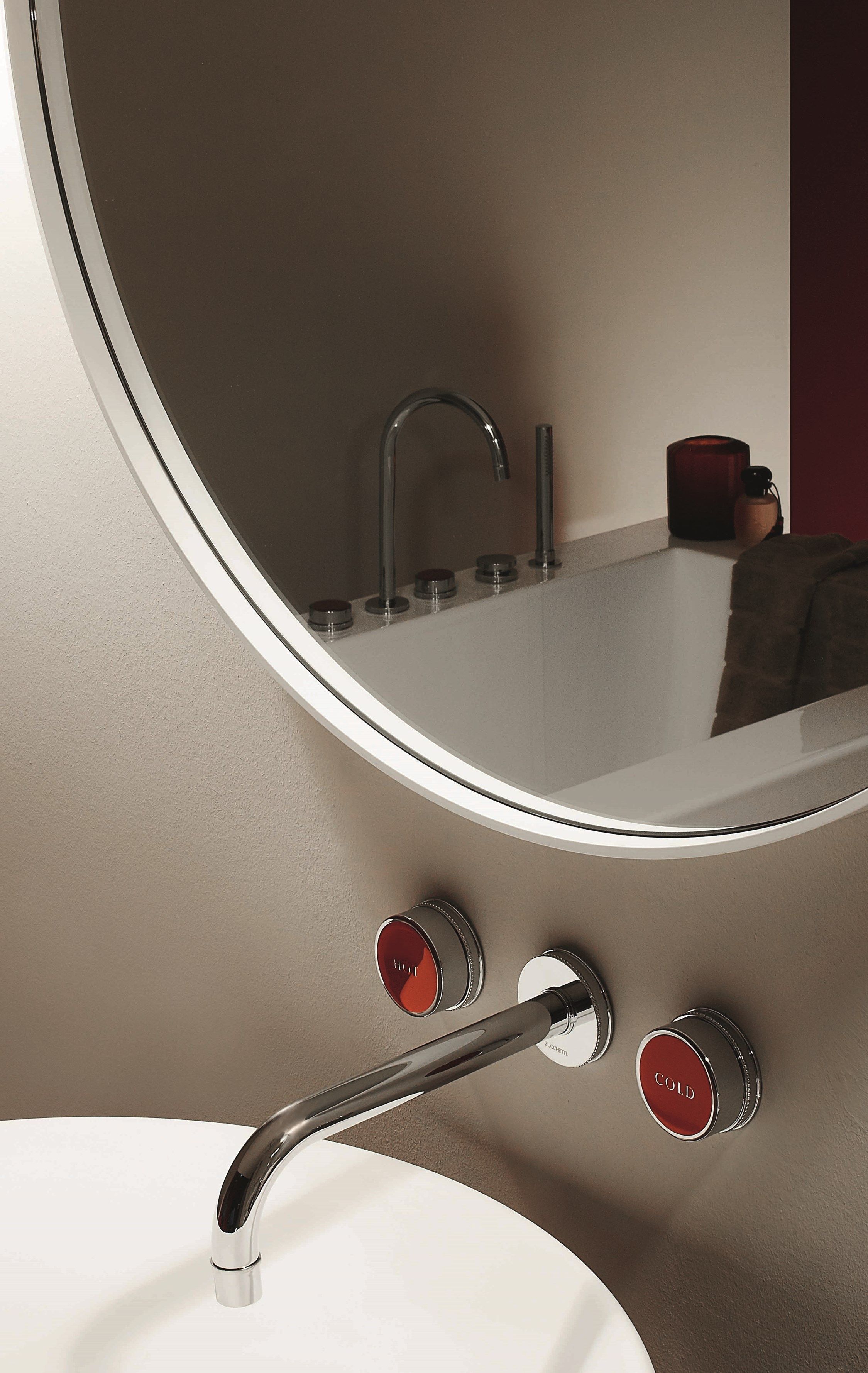 SAVOIR | Wall-mounted washbasin tap By ZUCCHETTI design Matteo Thun ...