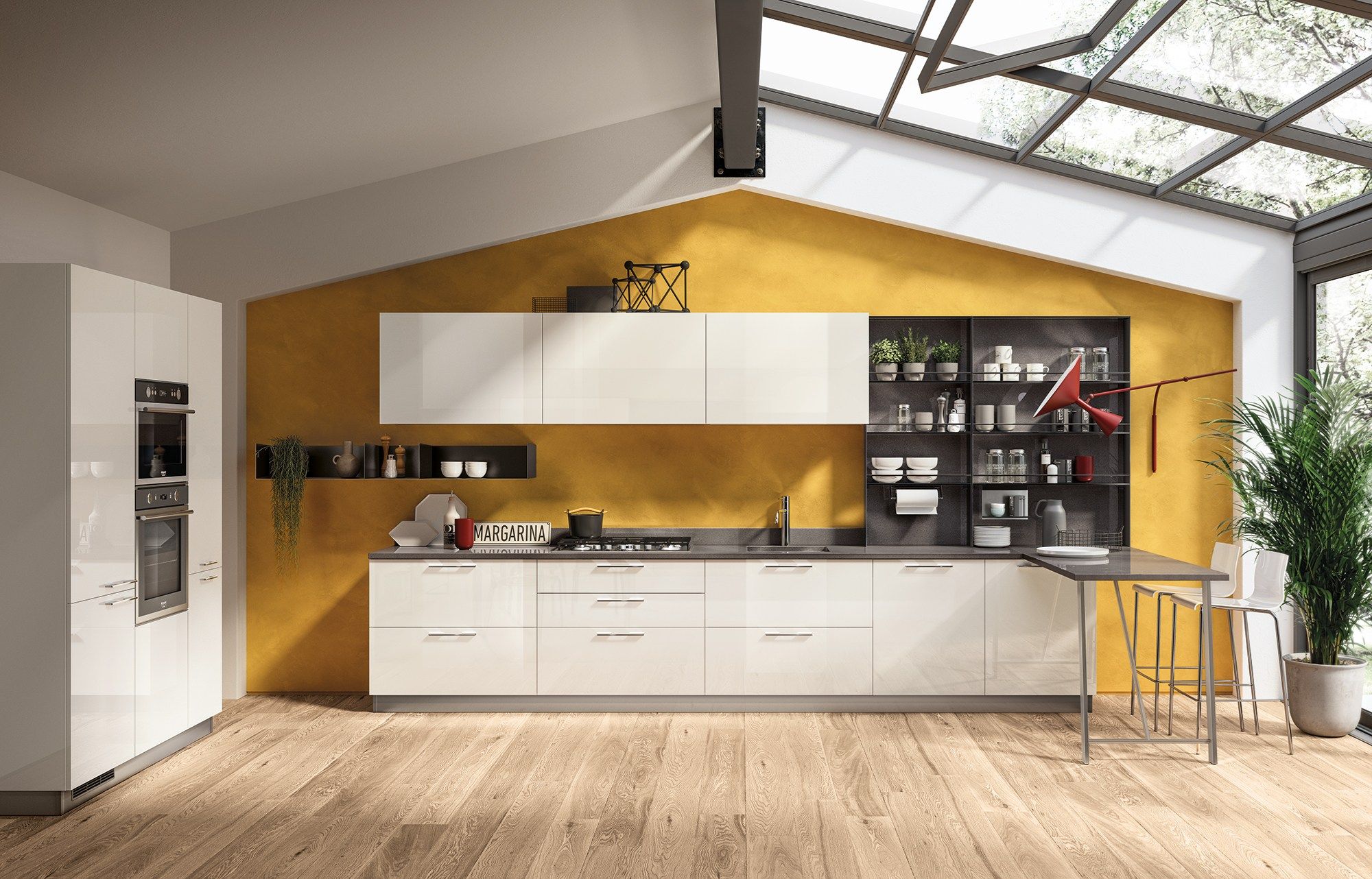 Fitted kitchen SAX By Scavolini