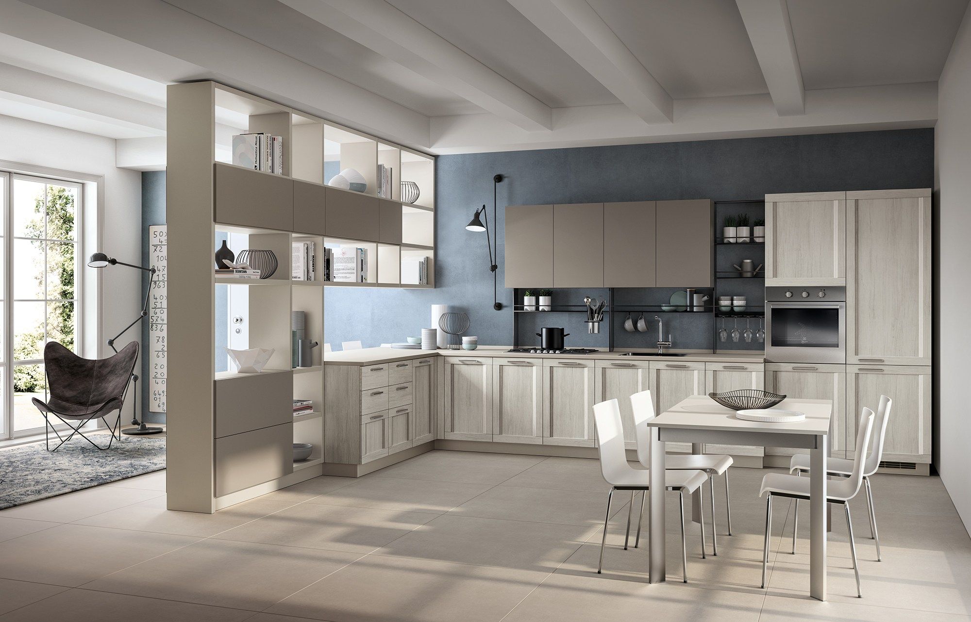Fitted kitchen SAX By Scavolini