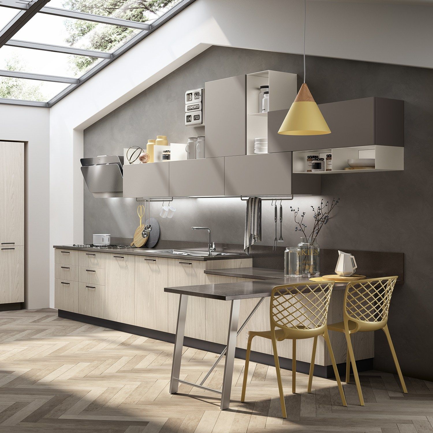 Fitted kitchen SAX By Scavolini