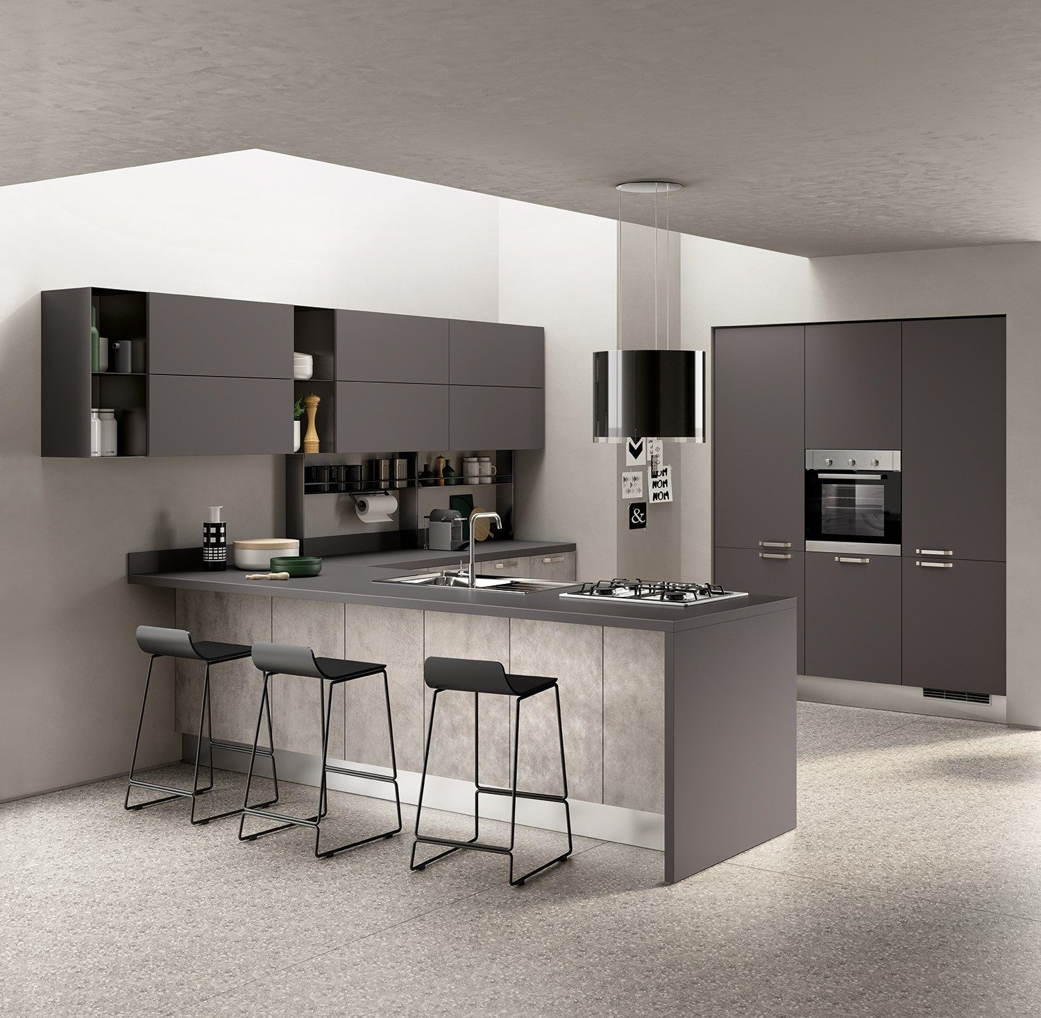 Fitted kitchen SAX By Scavolini