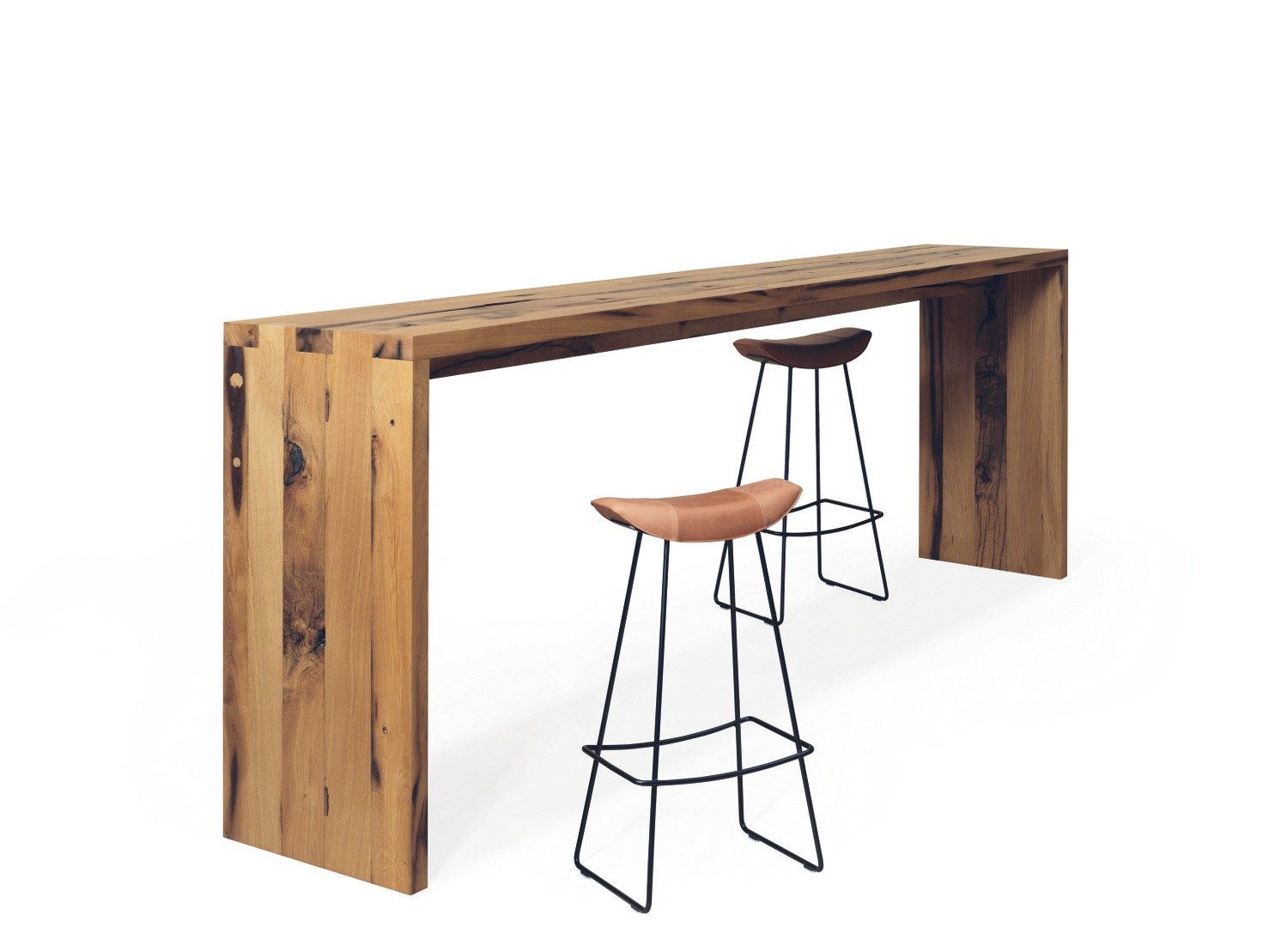 SC 52 | Mesa alta Mesa alta rectangular de madera By JANUA | design Christian Seisenberger