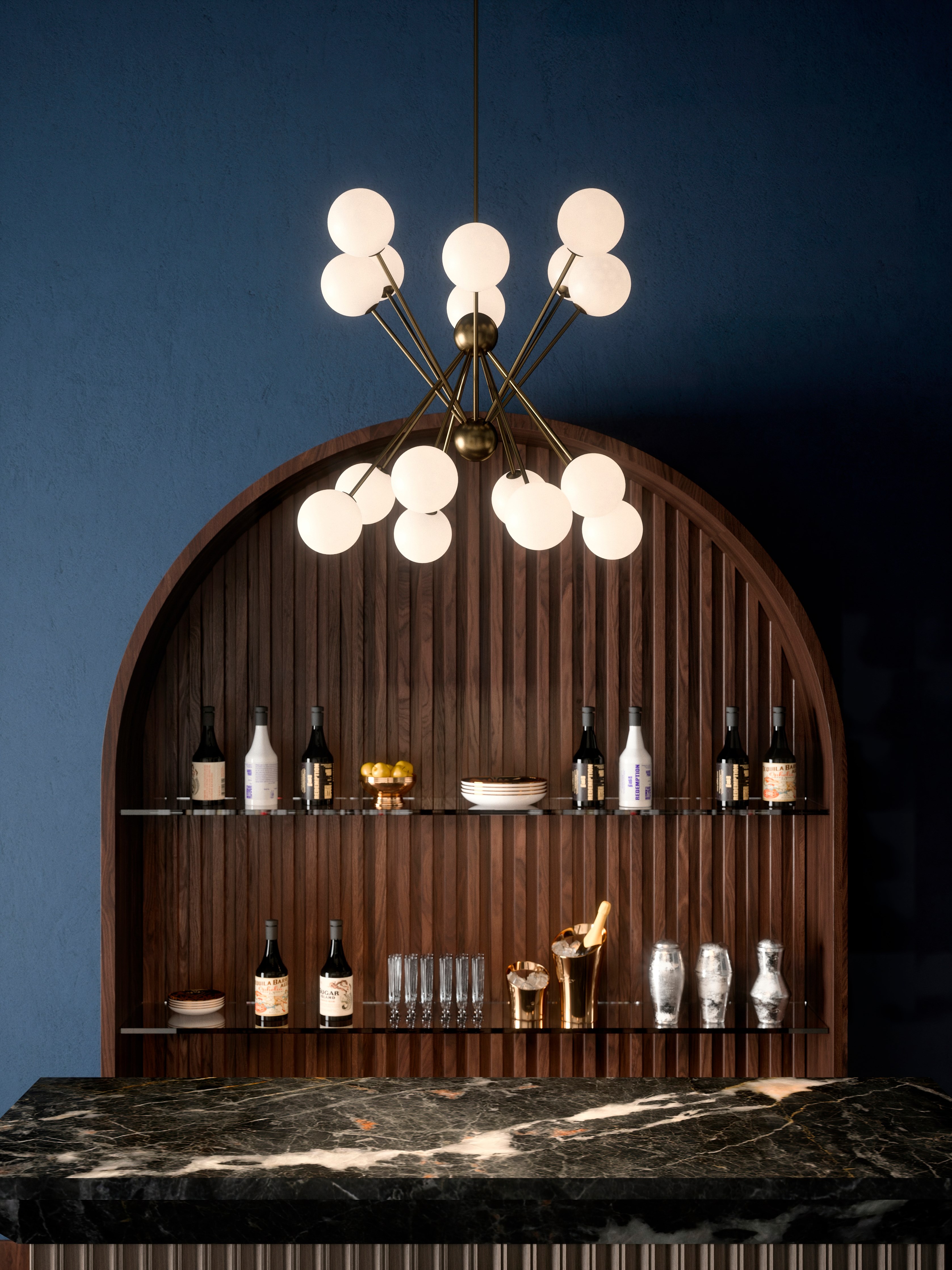 SCARLETT Metal chandelier By Cangini & Tucci | design Pietro Tucci ...
