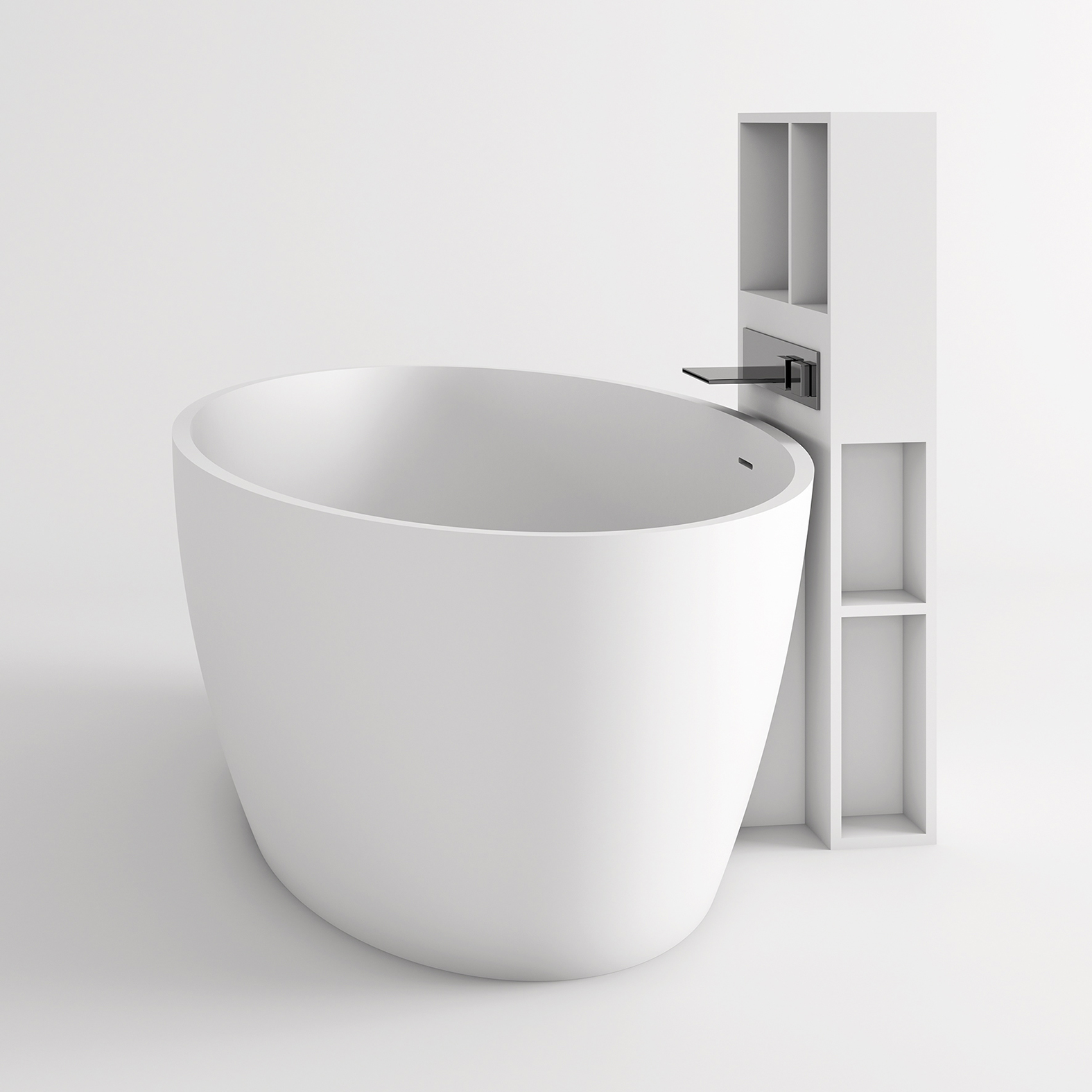 SPACE Vasca da bagno centro stanza ovale By Hidrobox