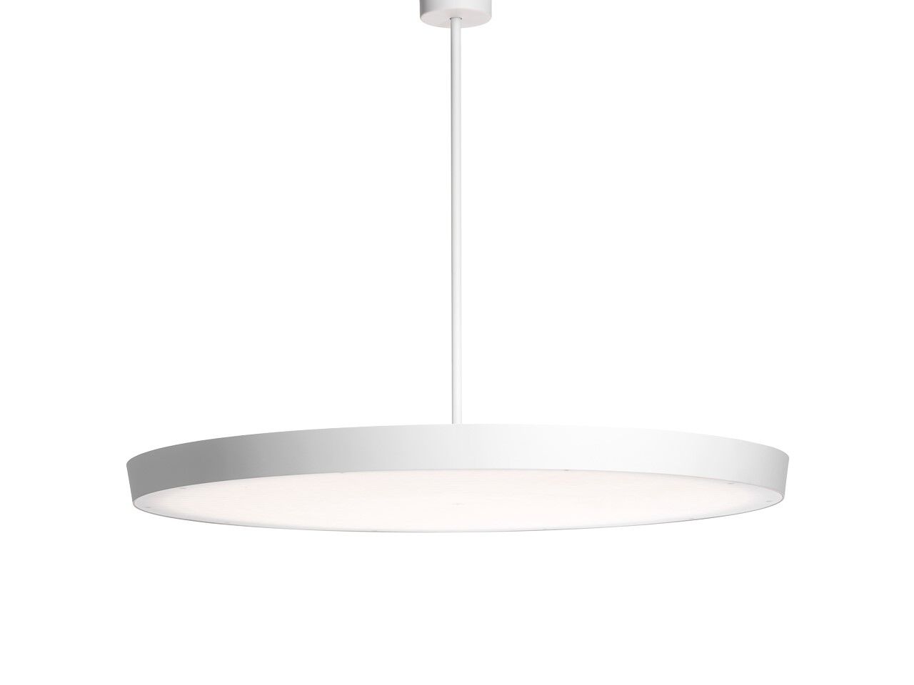 CIRCULAR PO LED powder coated steel pendant lamp By SCHÄTTI LEUCHTEN