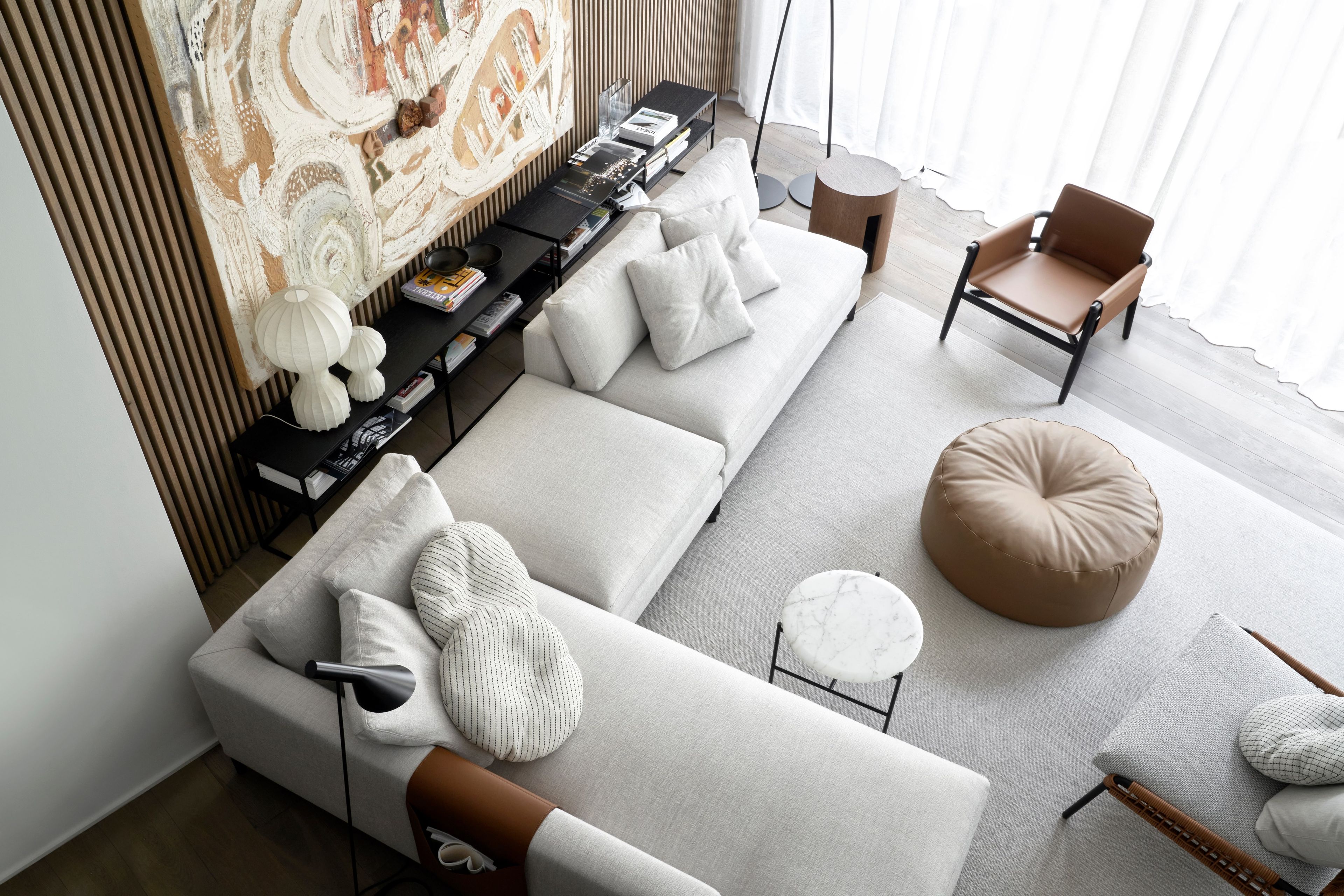 SCOTT Пуф By Meridiani | design Andrea Parisio