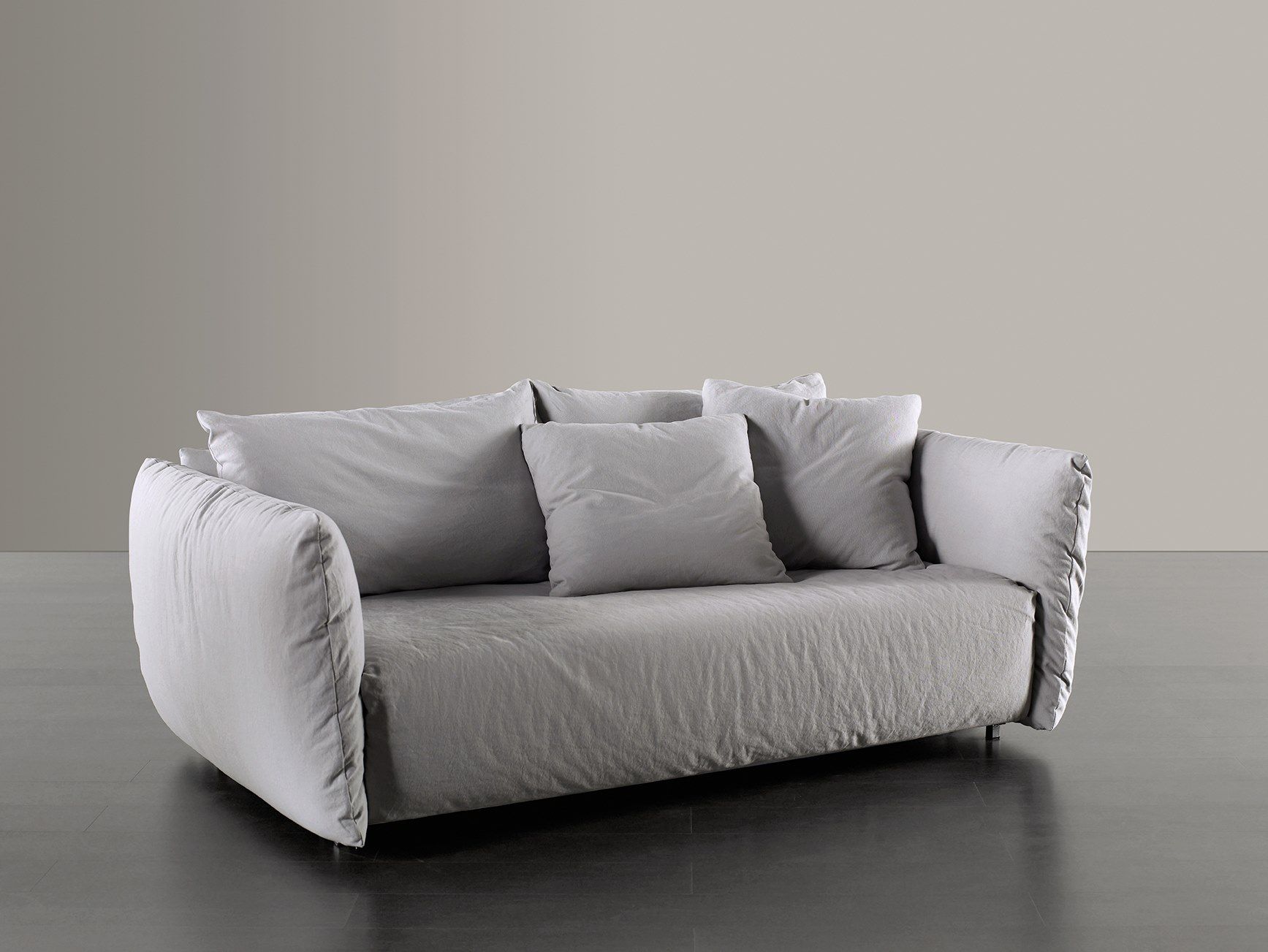 SCOTT Divano letto sfoderabile in tessuto By Meridiani