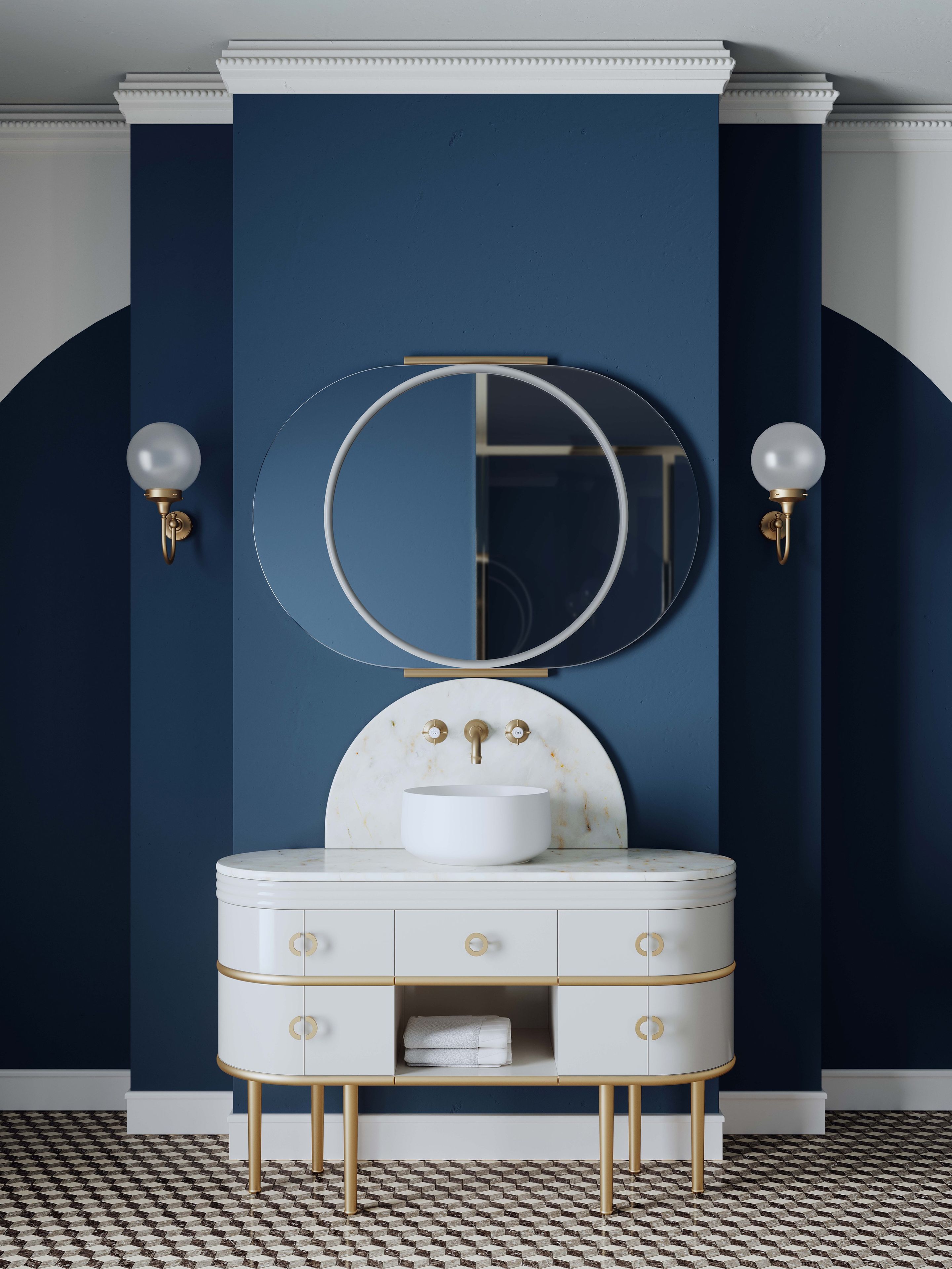 SCOTTIE | Vanity unit Scottie Collection By Devon&Devon