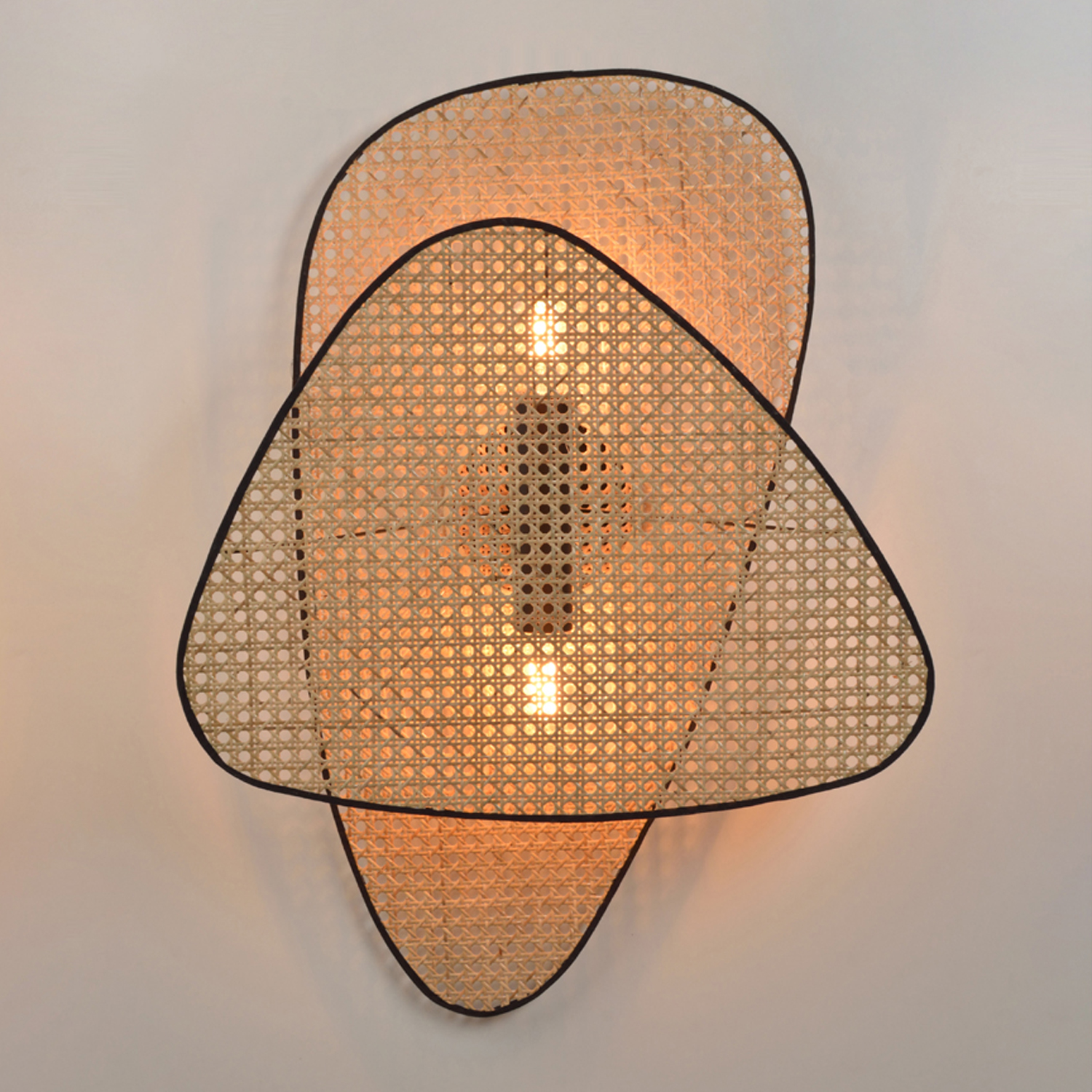 Vienna straw wall light SCREEN 2L By Market Set