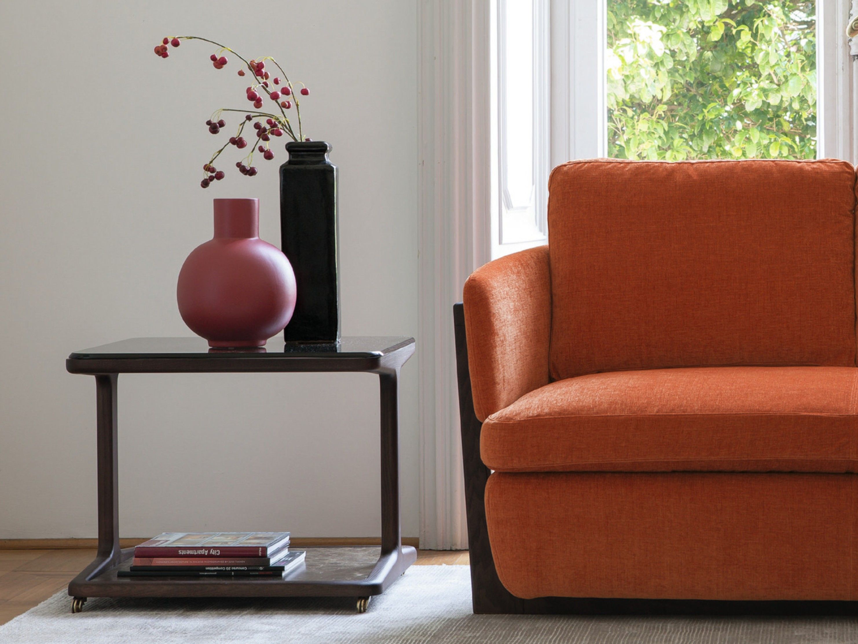 SCRIPT | Coffee table with castors By Porada design Emmanuel Gallina