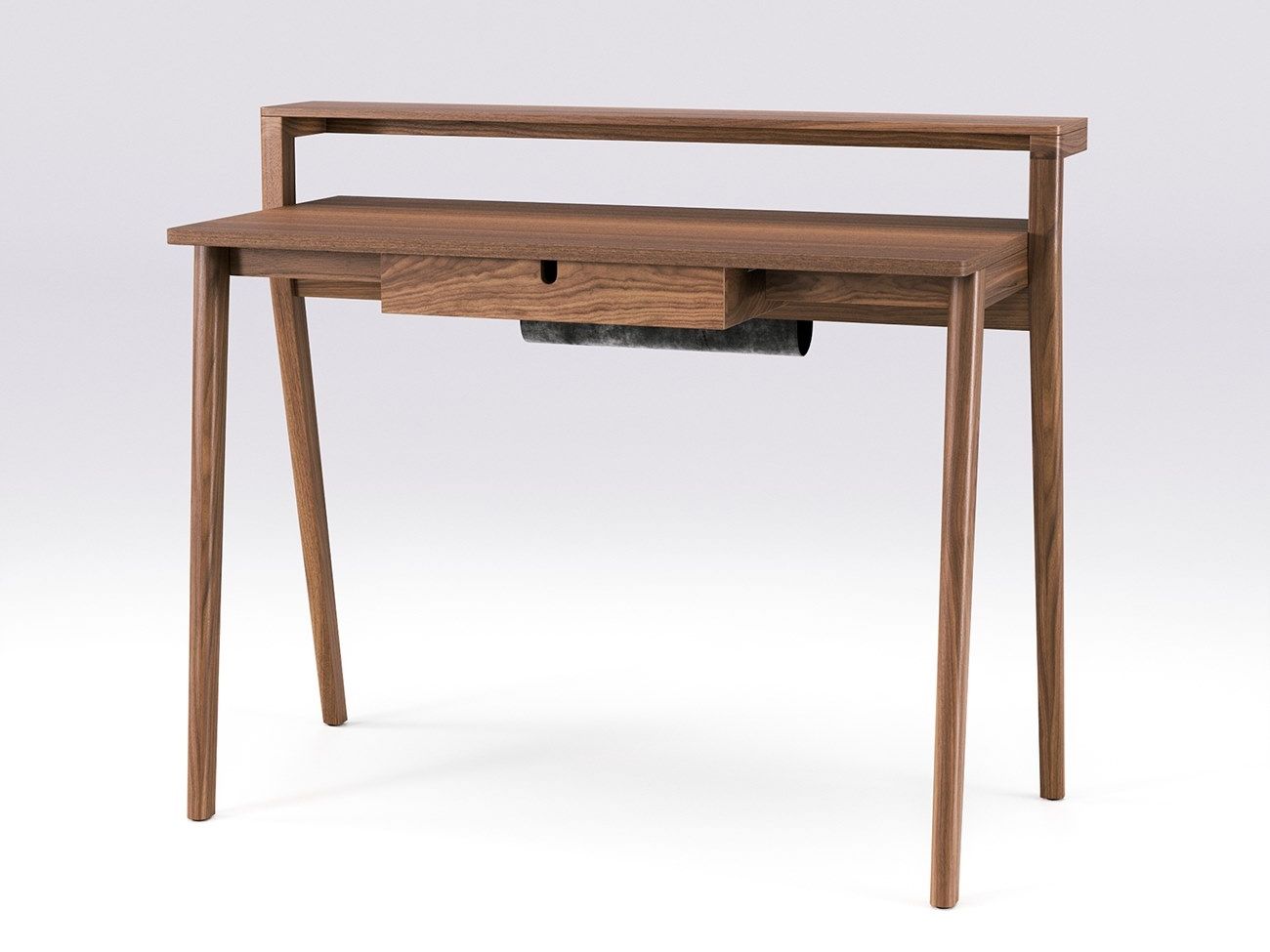 SECRETA Wooden secretary desk with drawers By Wewood
