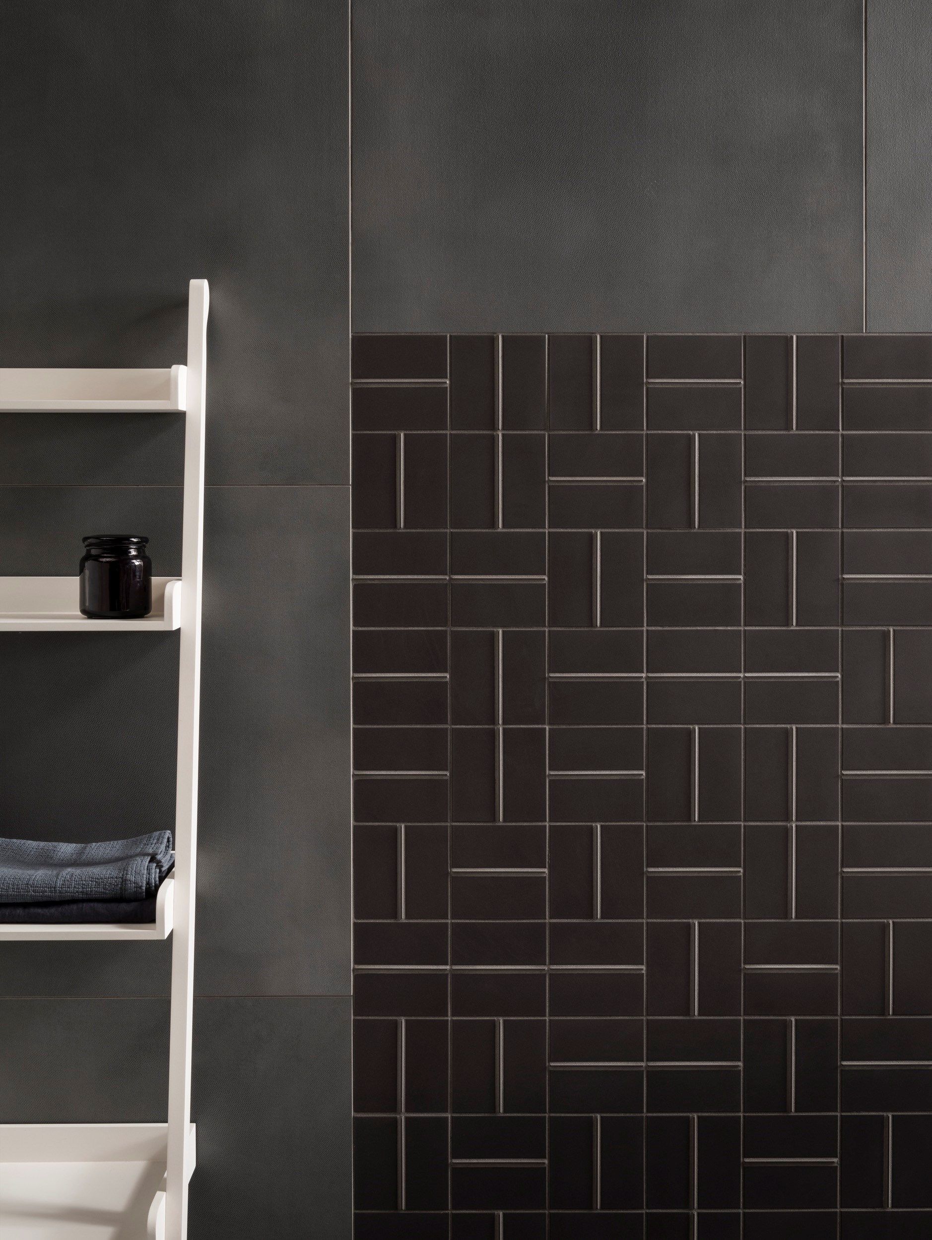 Revestimiento de pared 3D de gres porcelánico SEGMENTS By DECORATORI ...