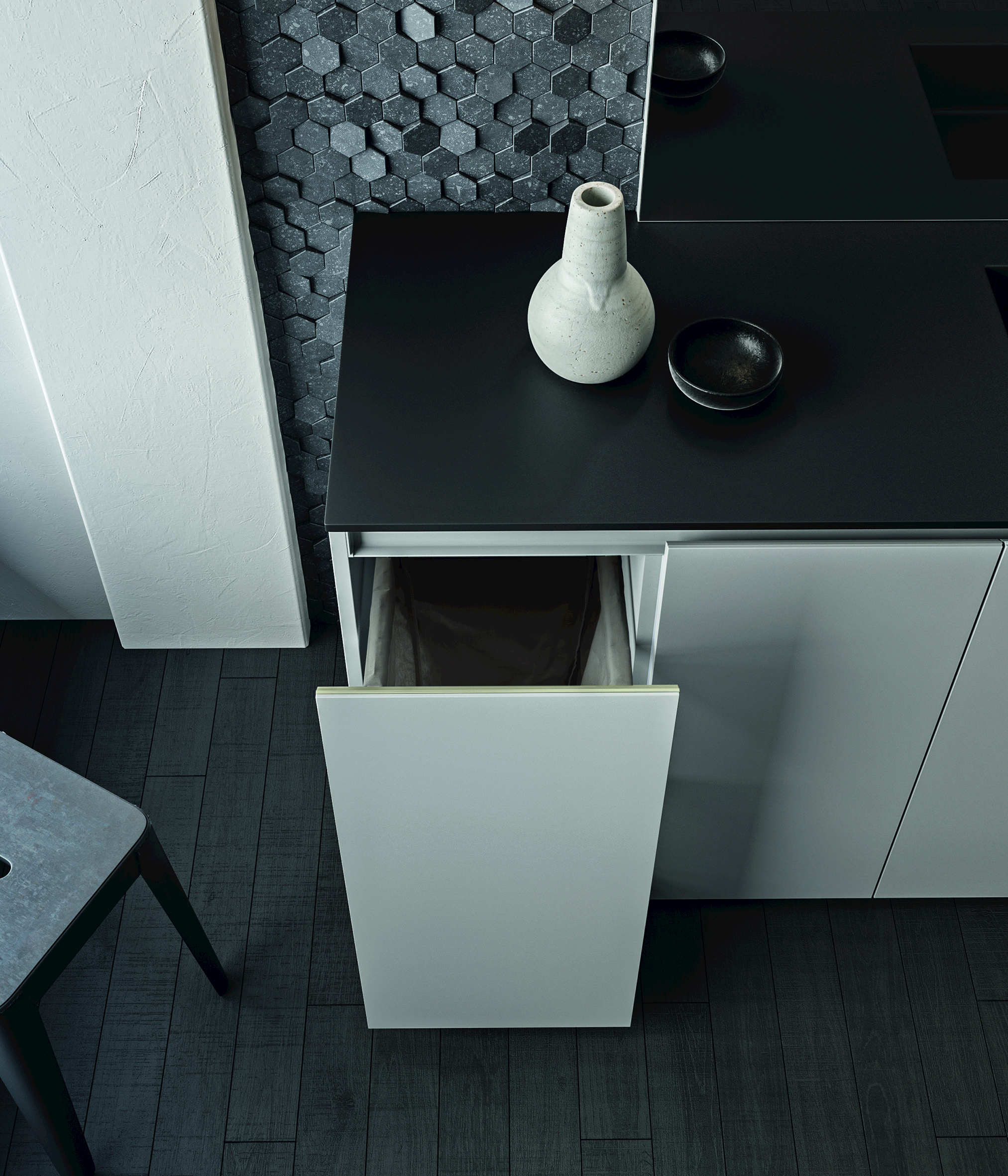 SEGNO Mobile bagno con base portalavatrice By Cerasa