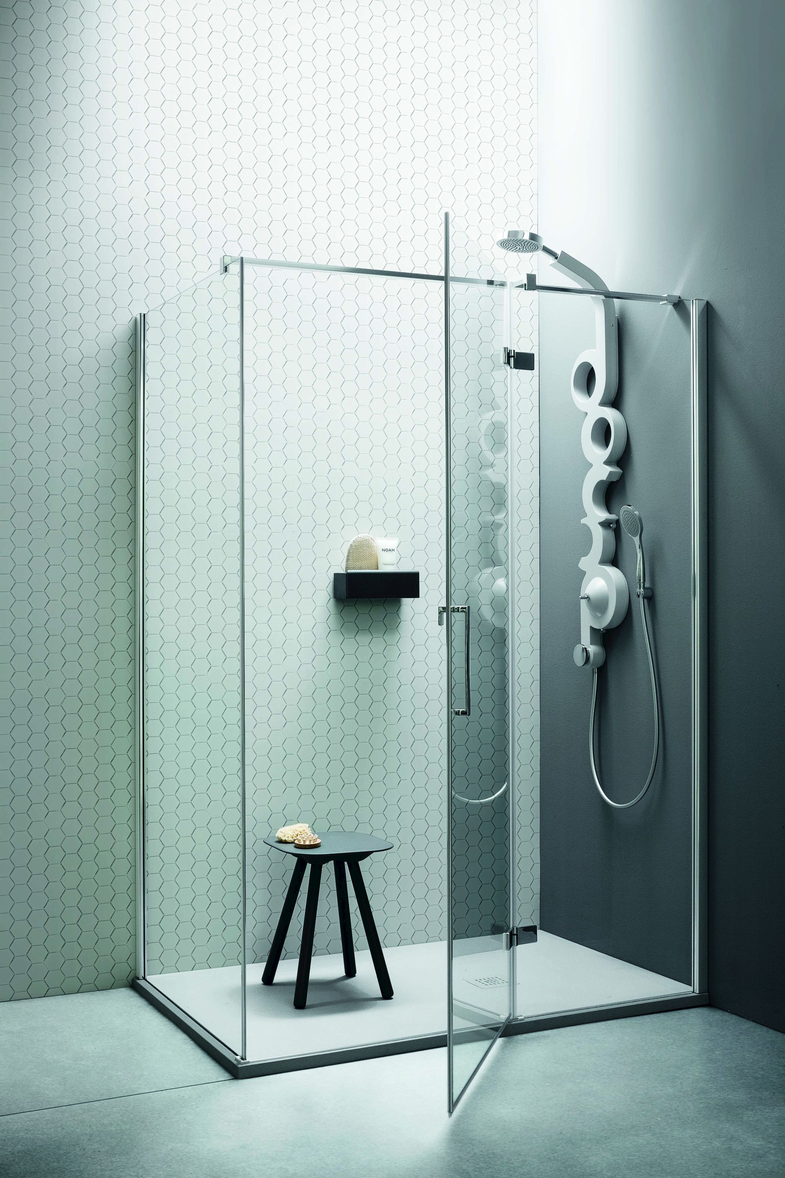 Box doccia angolare con porta a battente SEI | Box doccia angolare Collezione Sei By ARBLU