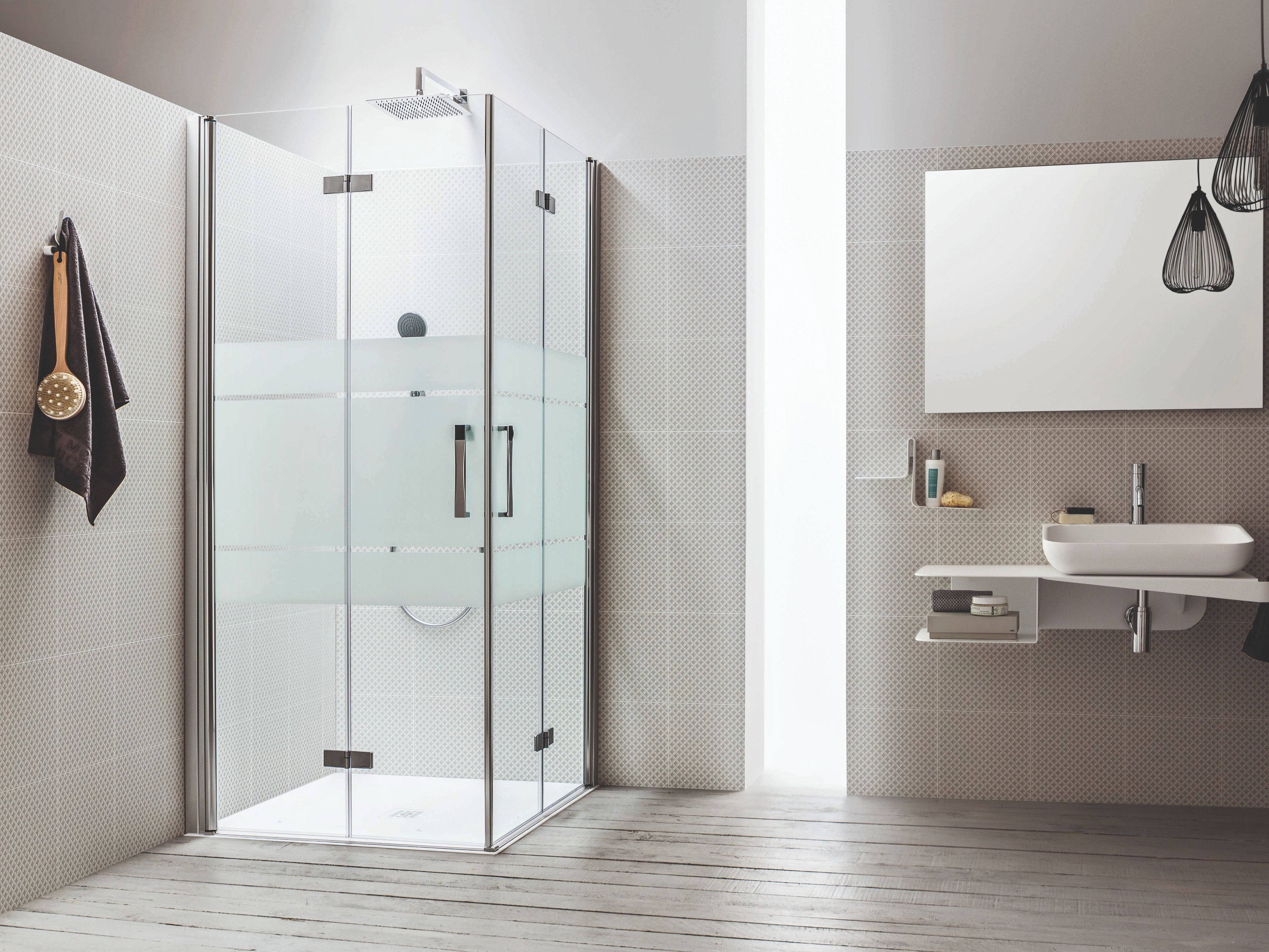 SEI | Shower cabin with folding door Sei Collection By ARBLU