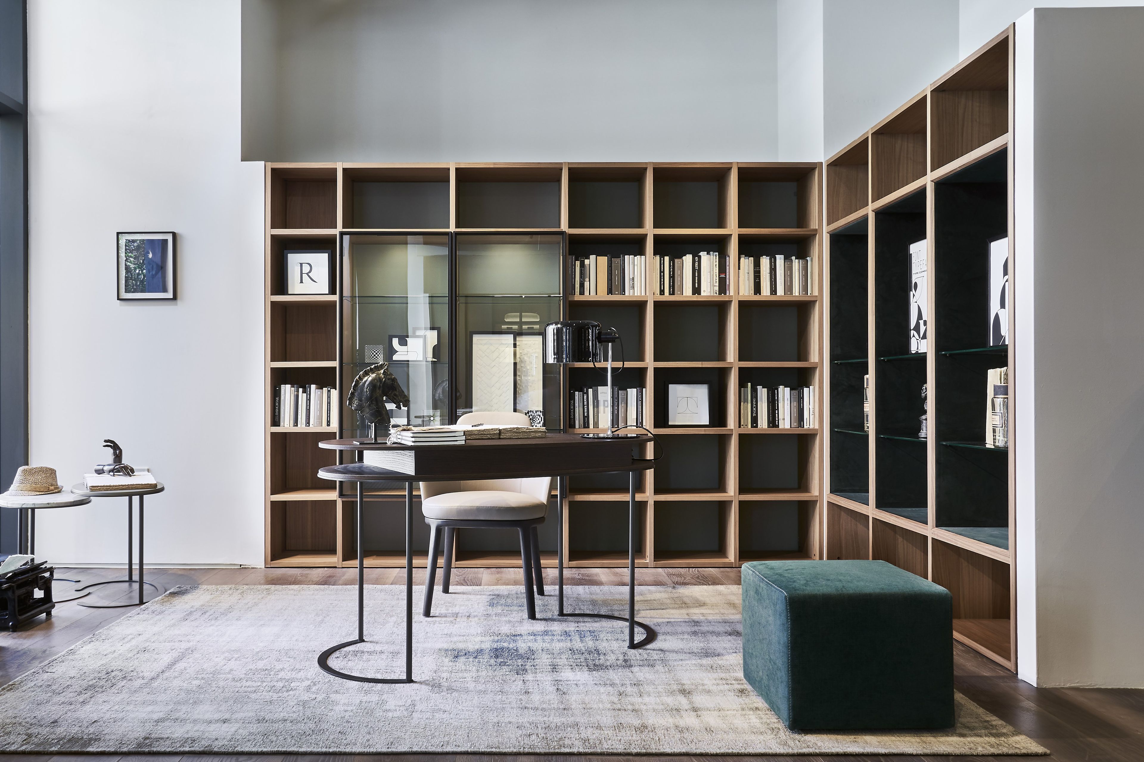 SELECTA Sectional modular custom bookcase By Lema