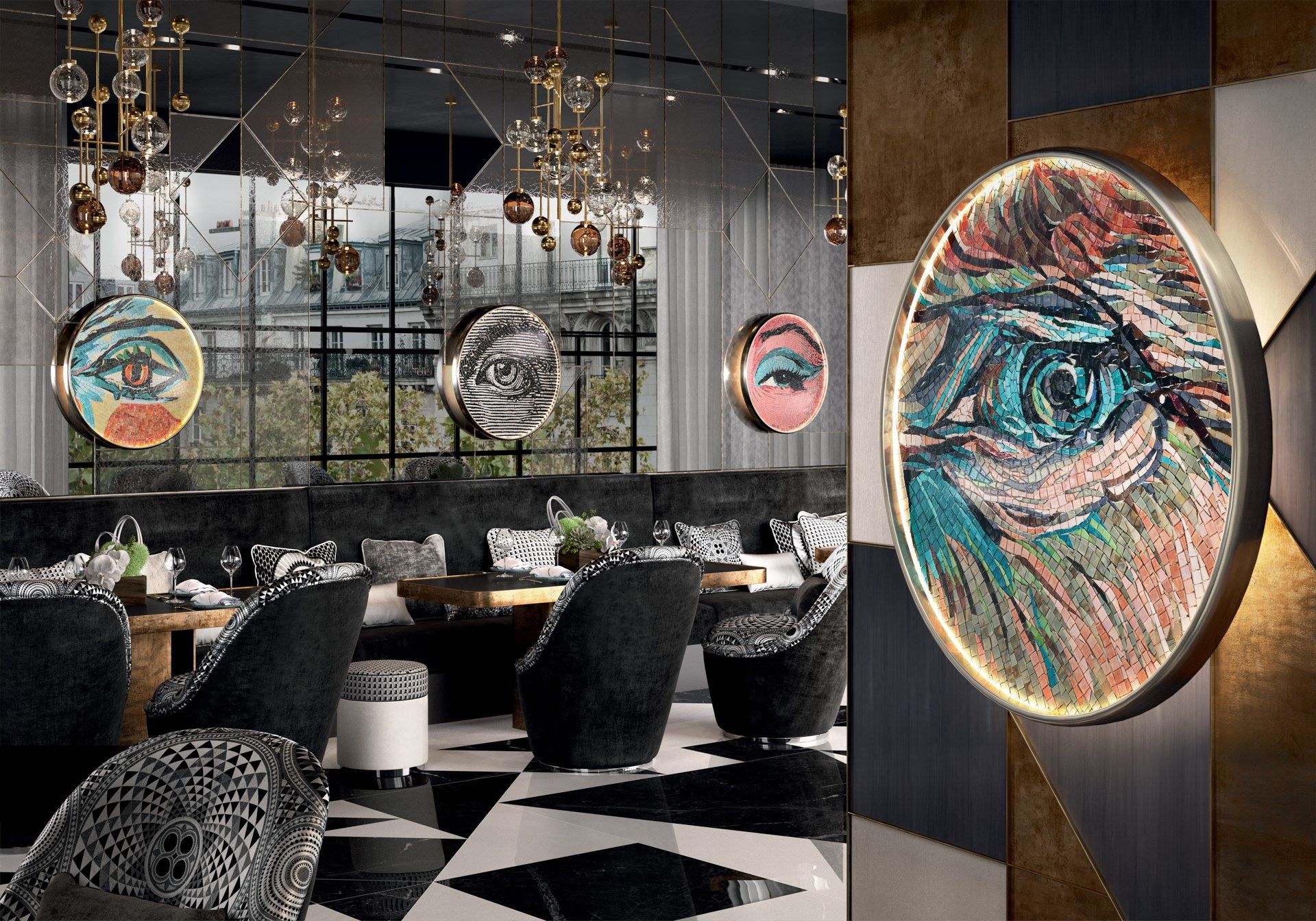 SELFIE Wall lamp By Sicis