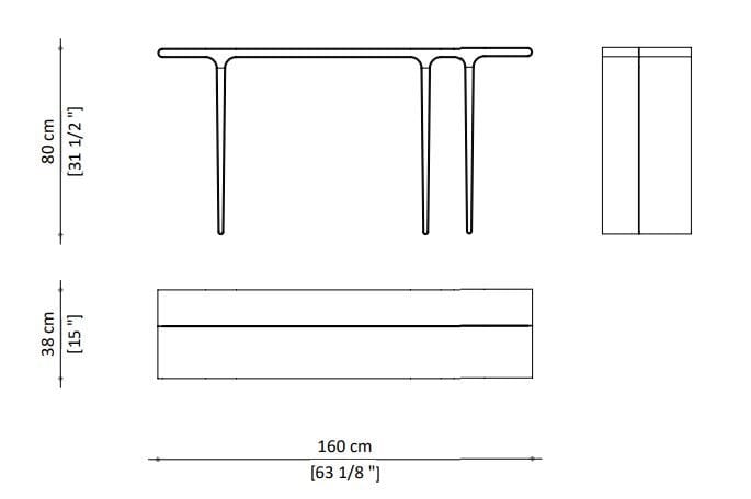 SELIMA | Console table Greenkiss Collection By Paolo Castelli design ...