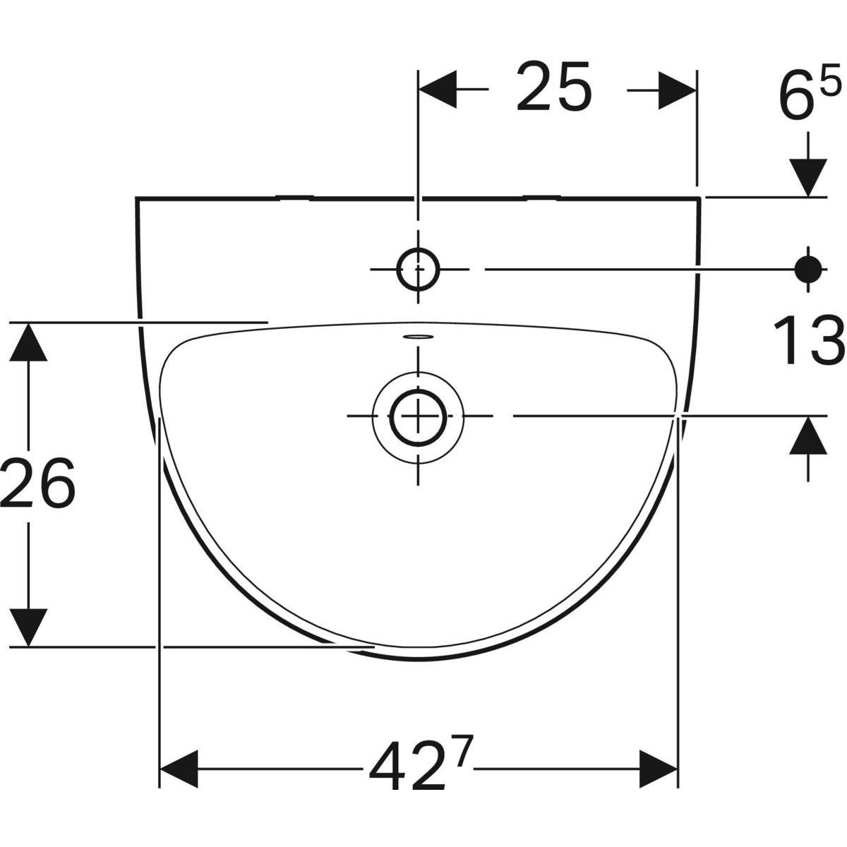 SELNOVA | Handrinse basin By Geberit