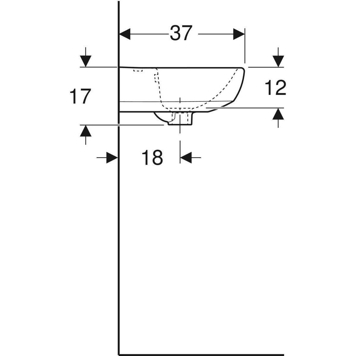 SELNOVA | Handrinse basin By Geberit