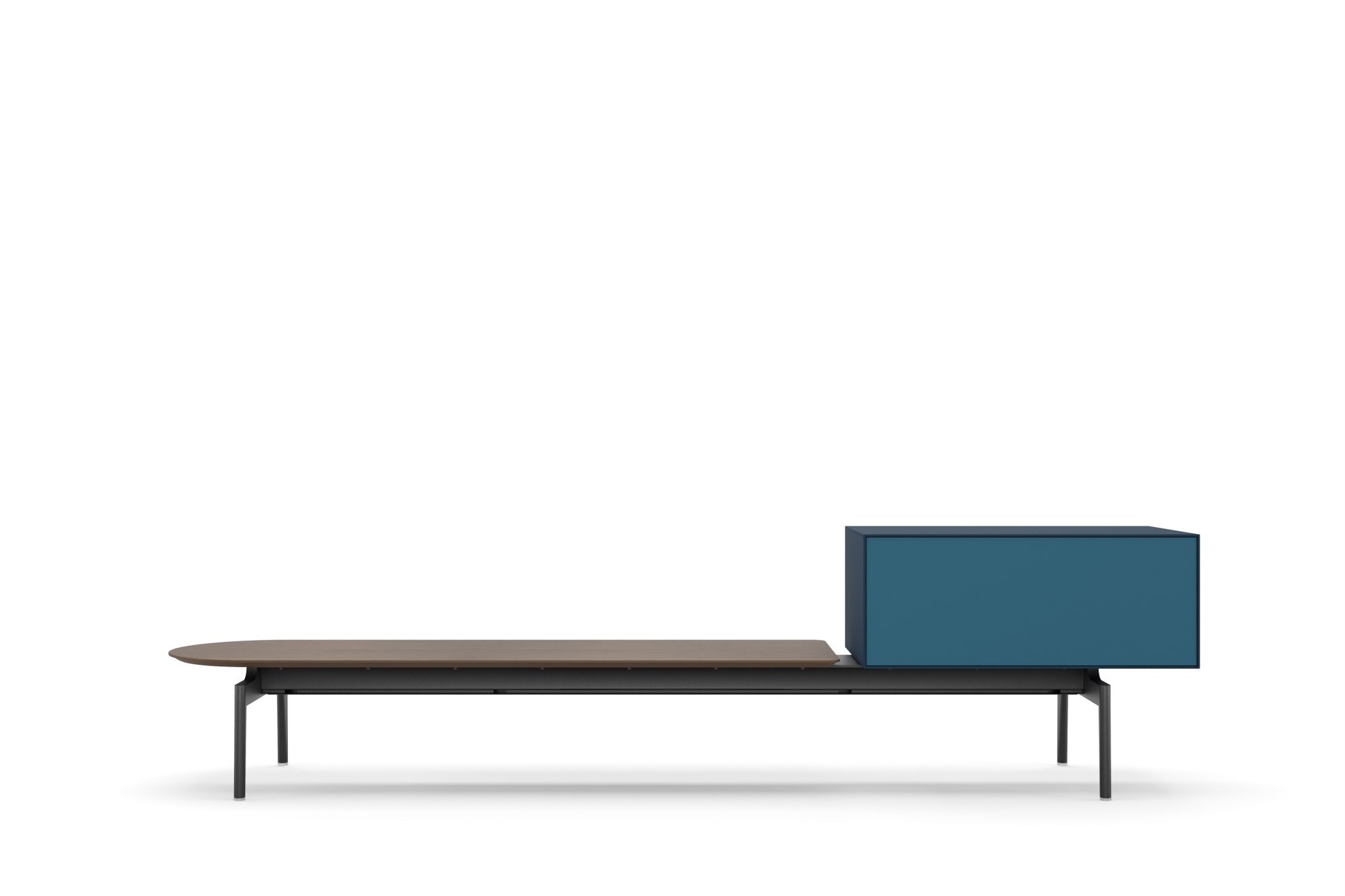 SEMITON 3 UNITS Modular MDF sideboard By Arper | design Garcia Cumini