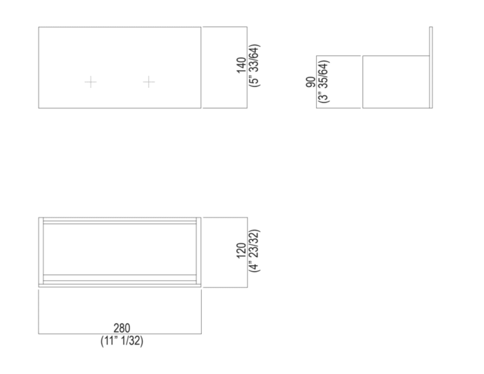 Bathroom Wall Shelf Dimensions