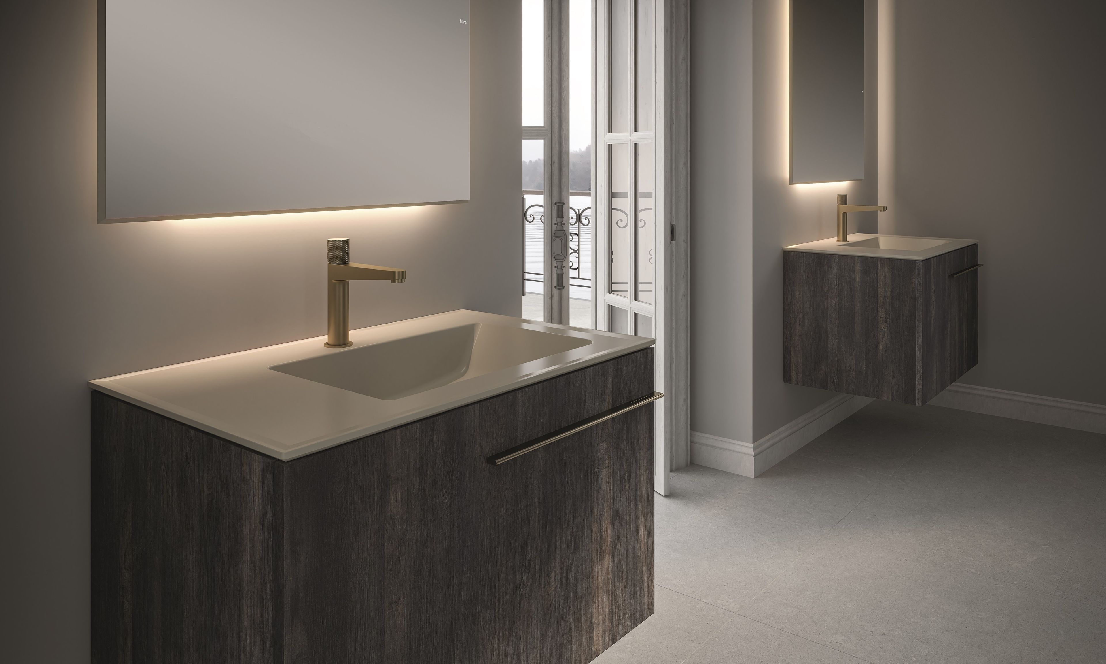 SEN | Sectional vanity unit Sen Collection By Fiora design Mario Ruiz