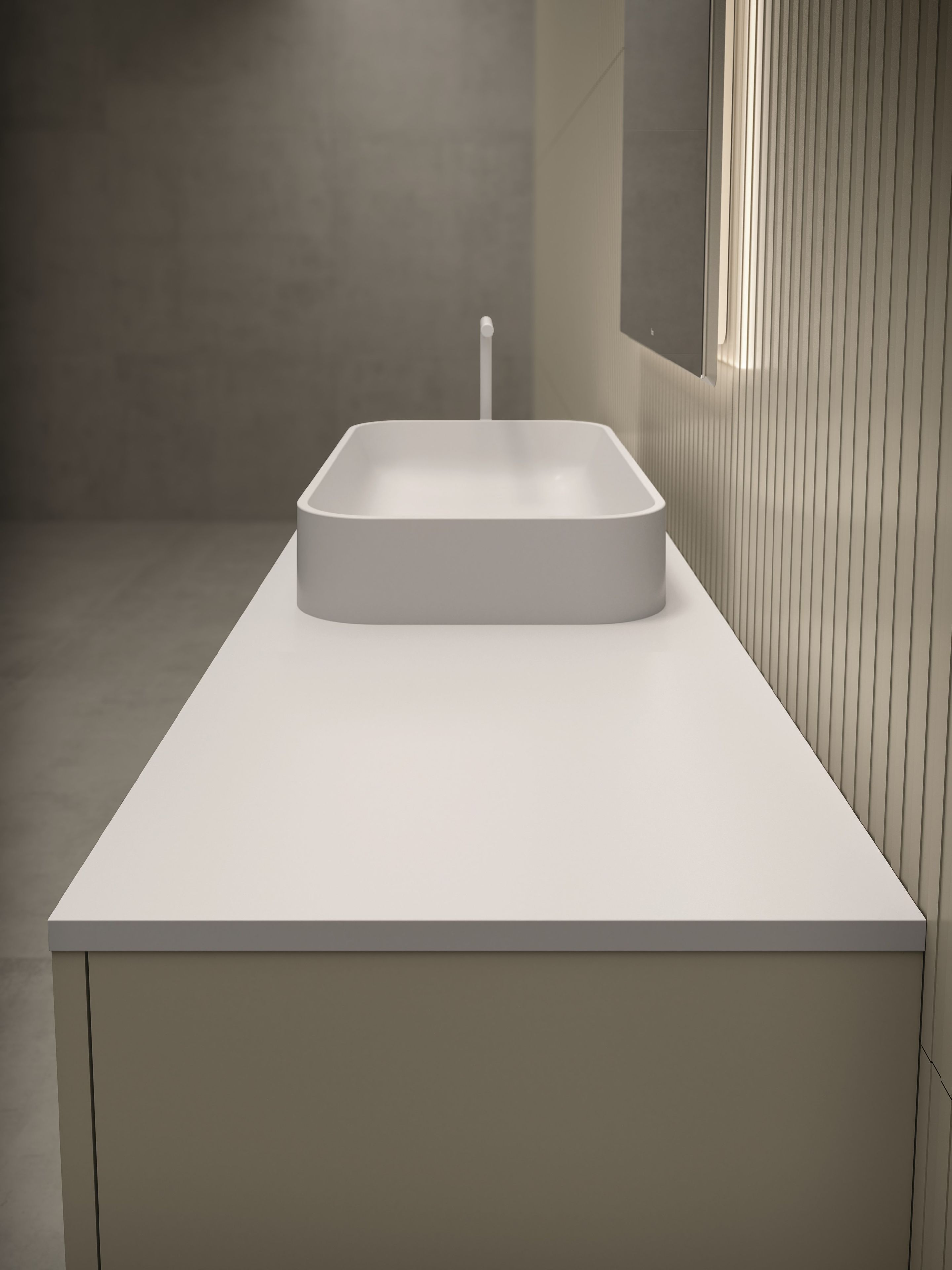 SEN Single wall-mounted vanity unit with drawers By Fiora | design ...
