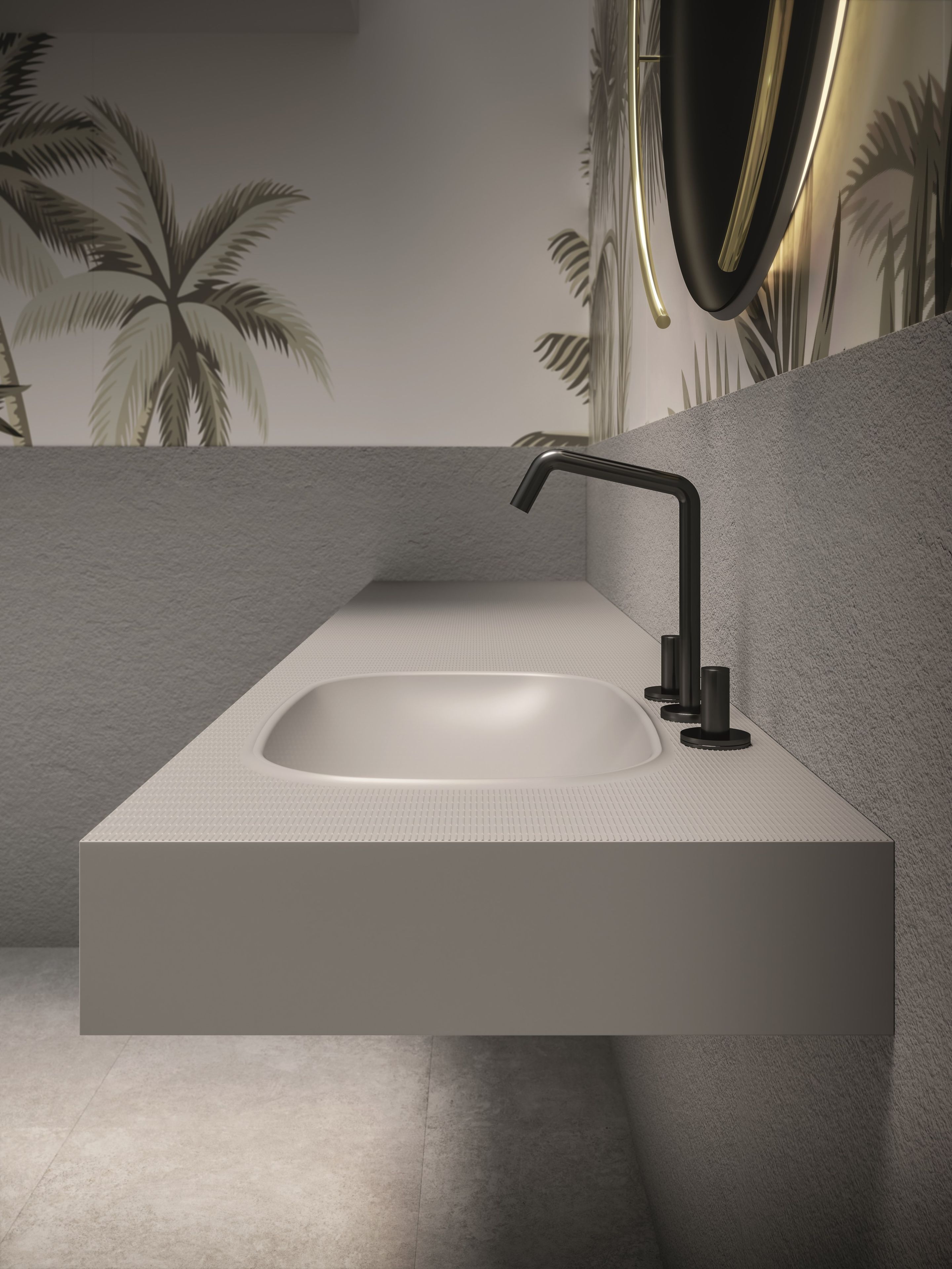 SEN | Wall-mounted vanity unit Sen Collection By Fiora design Mario Ruiz