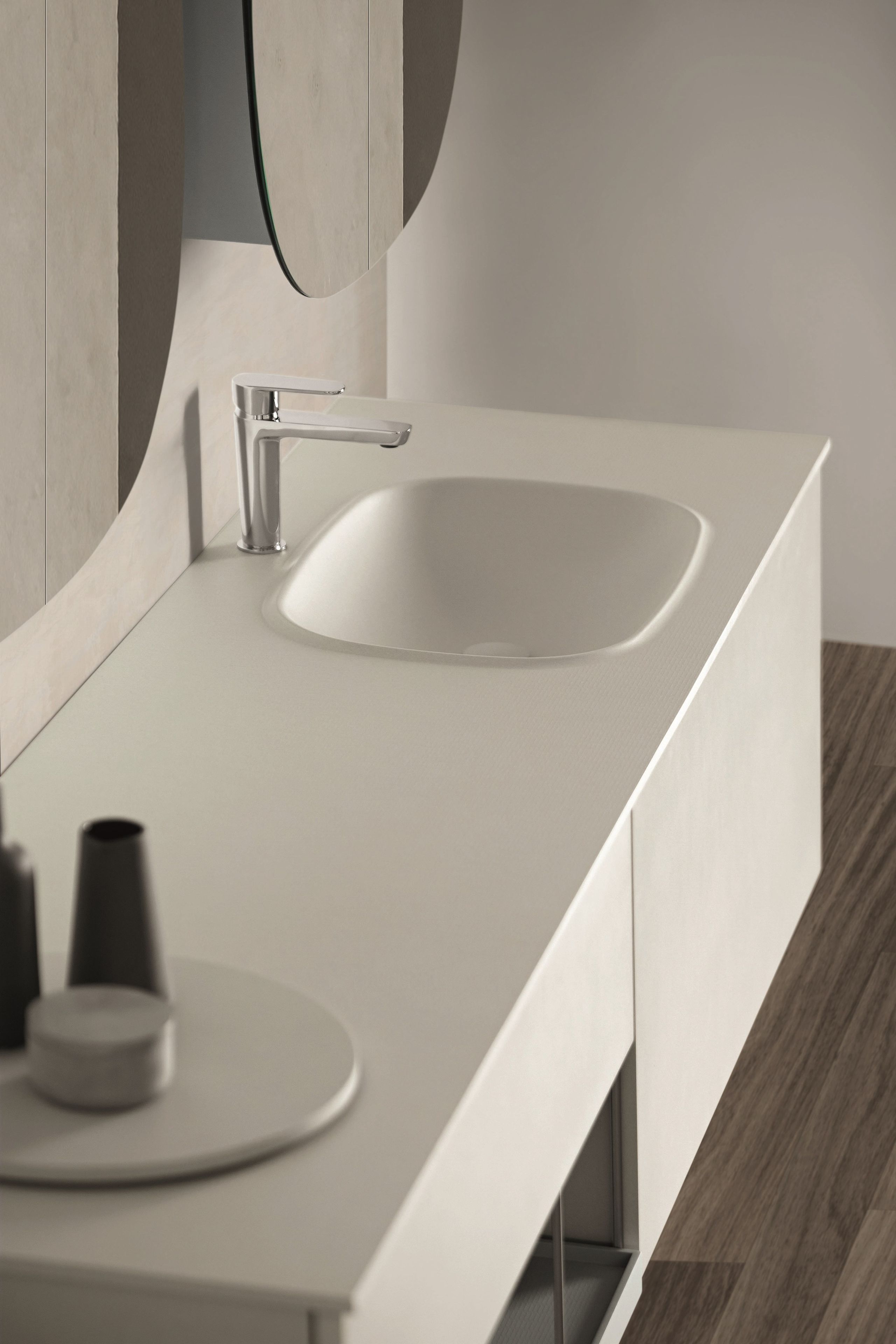 SEN | Wall-mounted vanity unit Sen Collection By Fiora design Mario Ruiz