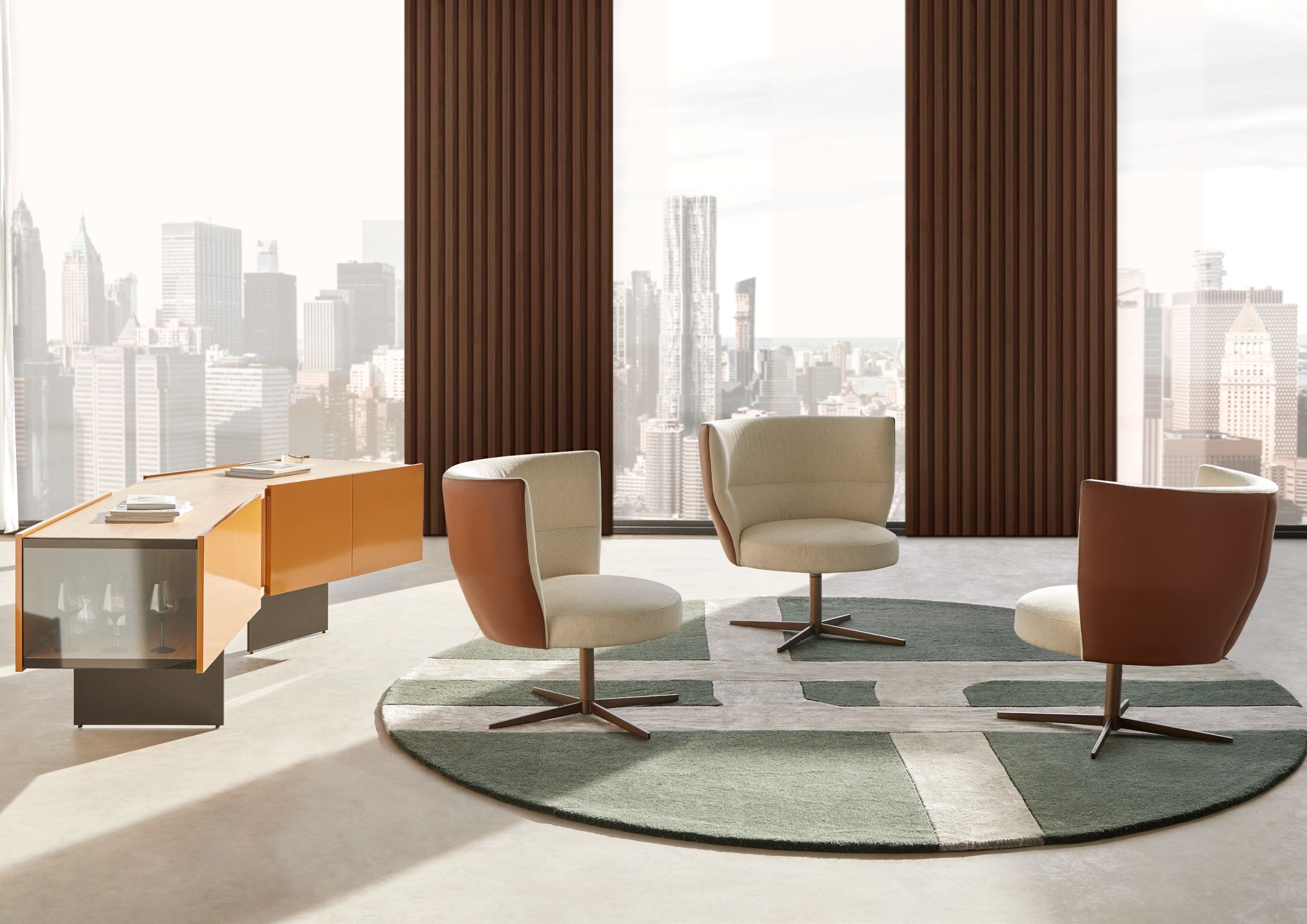 SENA Easy chair By Punt | design Christophe Pillet