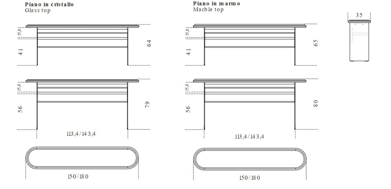 SENSEI CONSOLE Console table By Gallotti&Radice | design Staffan ...