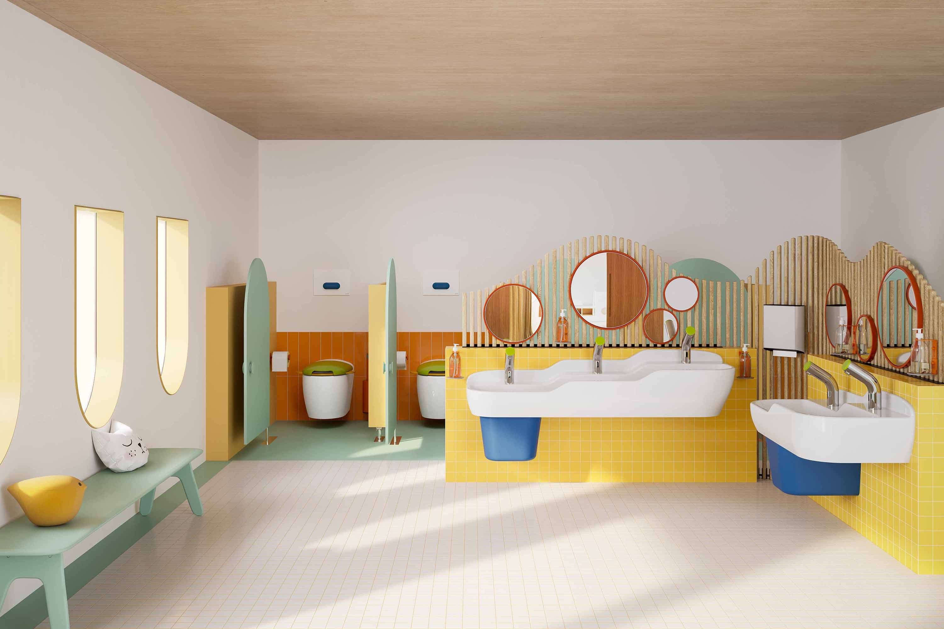 SENTO KIDS Wall-hung ceramic toilet for children By VitrA Bathrooms ...
