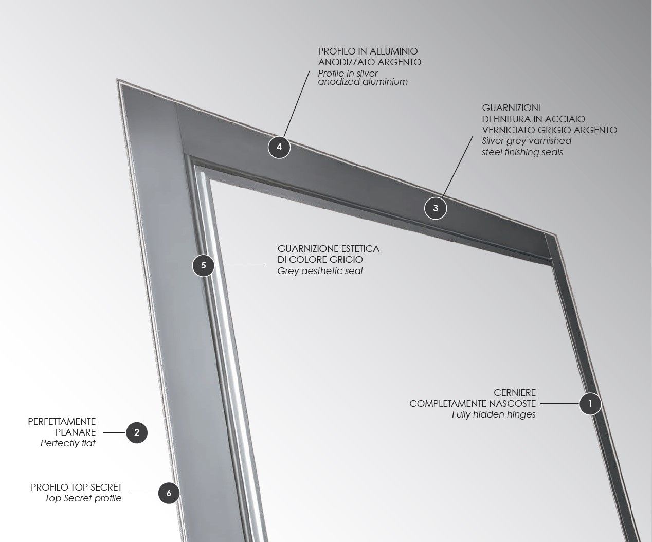 Lacquered safety door SENTRY By DIERRE
