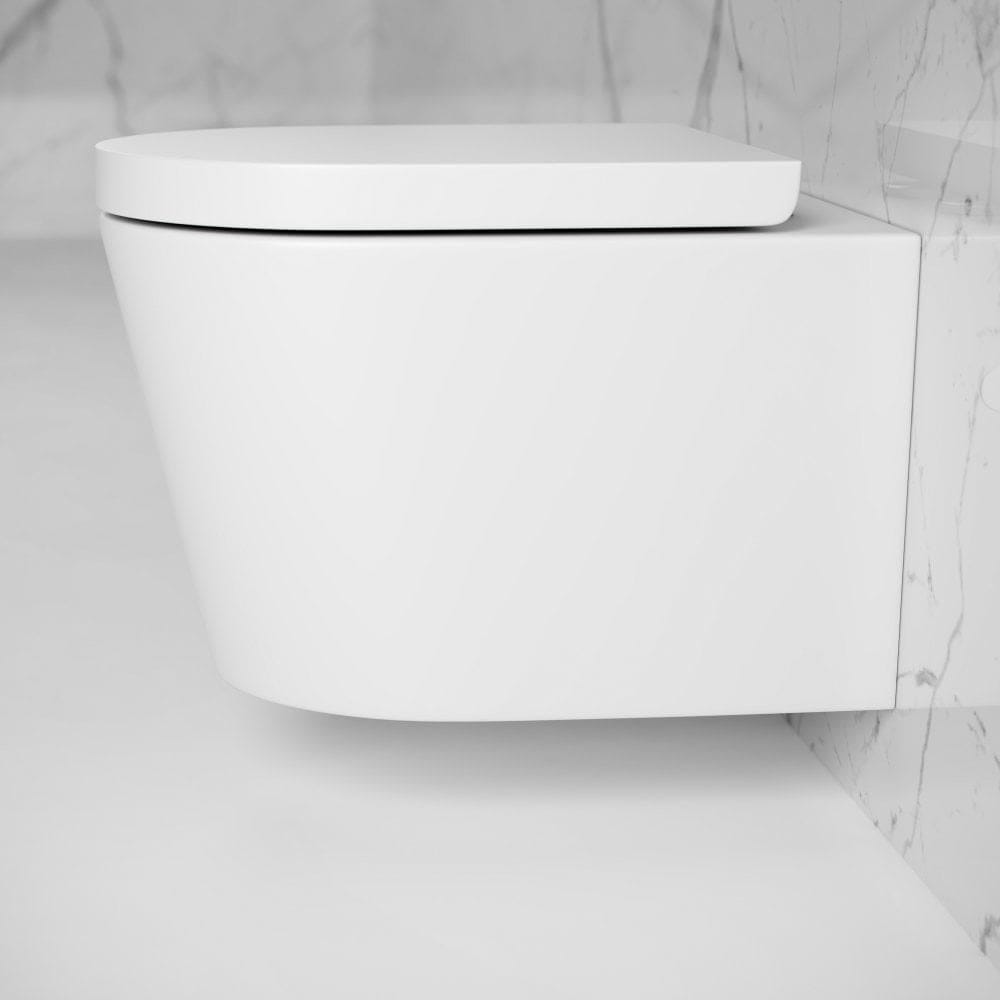 SENZA Wall-hung rimless ceramic toilet By LUSSO